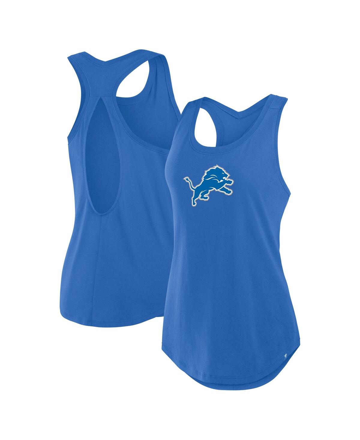 Click here for Fanatics Womens Blue Detroit Lions Iron Fan Tank T... prices