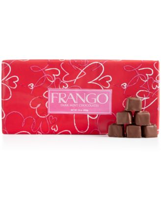 Frango Chocolates, 45-Pc. Valentine Wrapped Dark Mint Chocolate Box ...