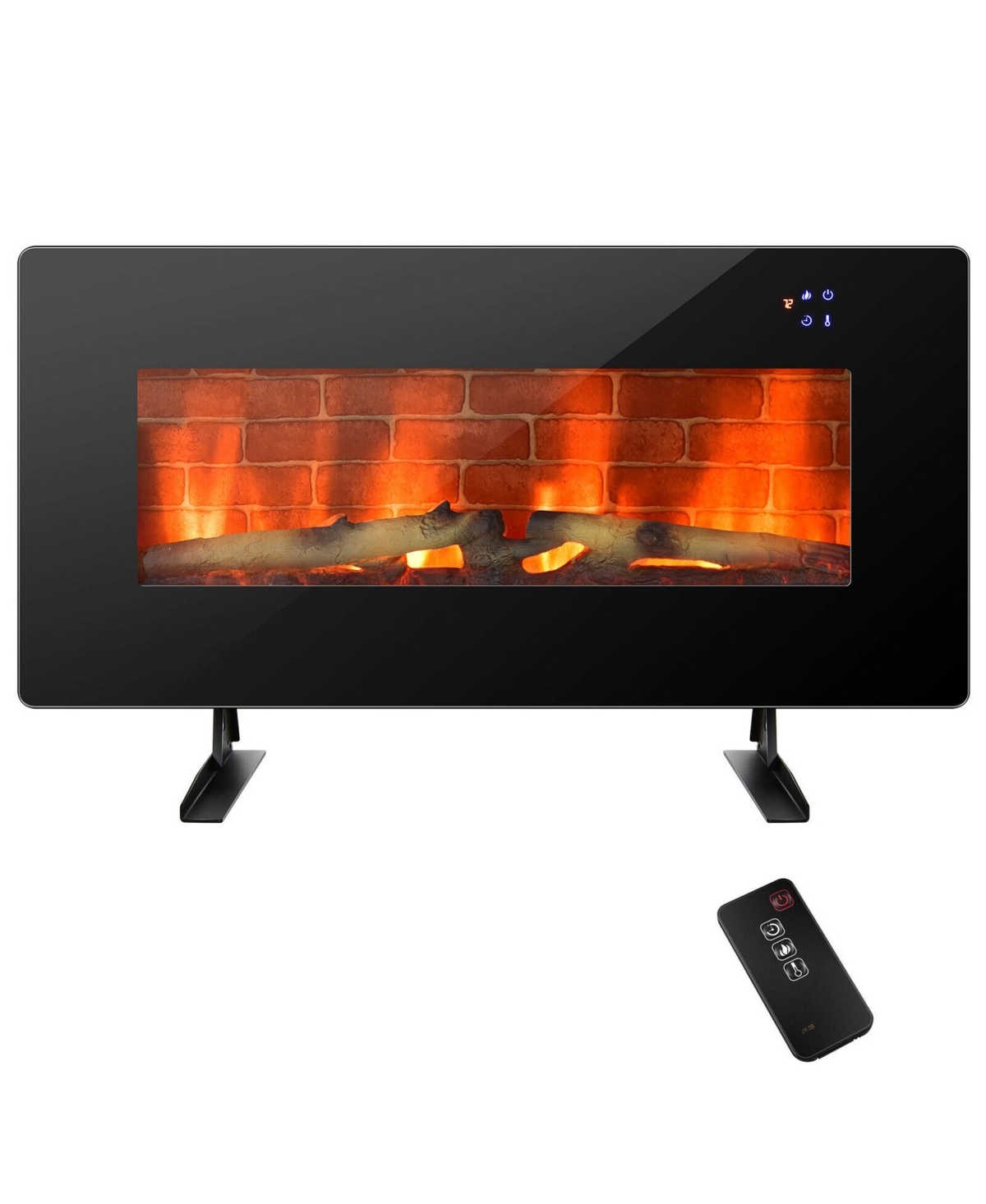 Click here for Gymax 36 Electric Fireplace Wall Mounted & Freesta... prices