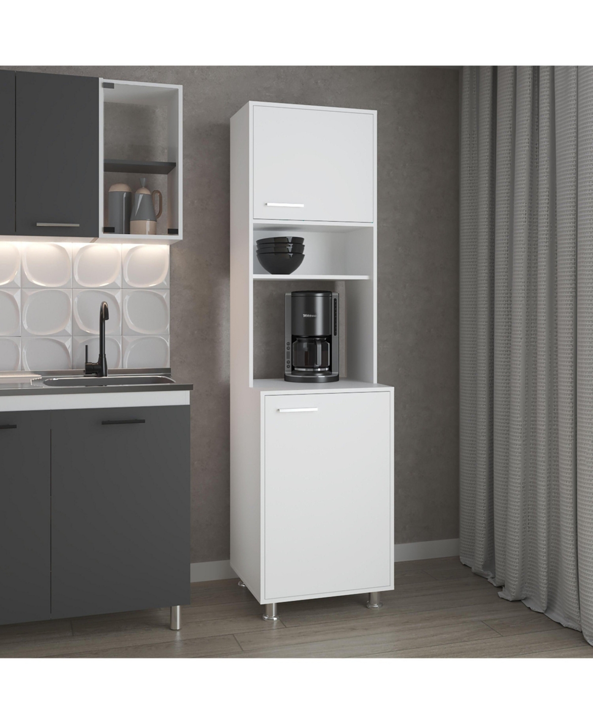 Click here for Buckeye Kitchen Pantry with Open Storage and 2 Doo... prices