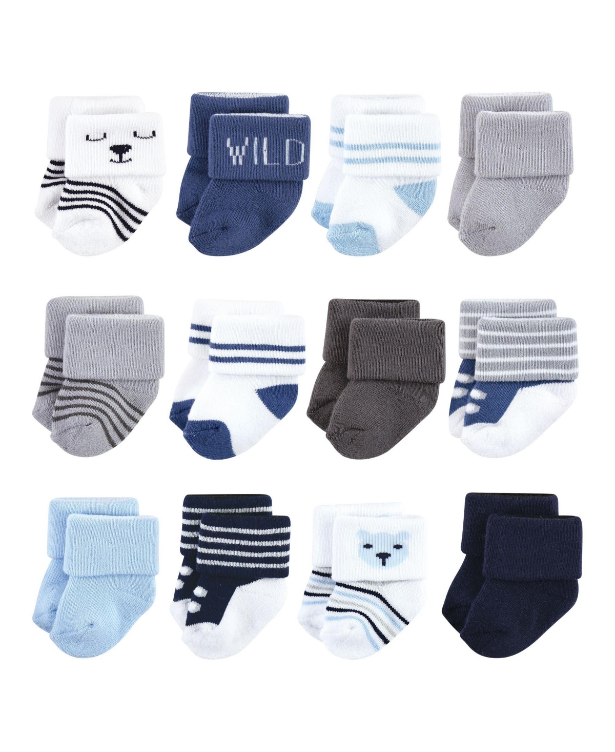 Click here for Hudson Baby Baby Boys Hudson Plush Terry Socks 12... prices