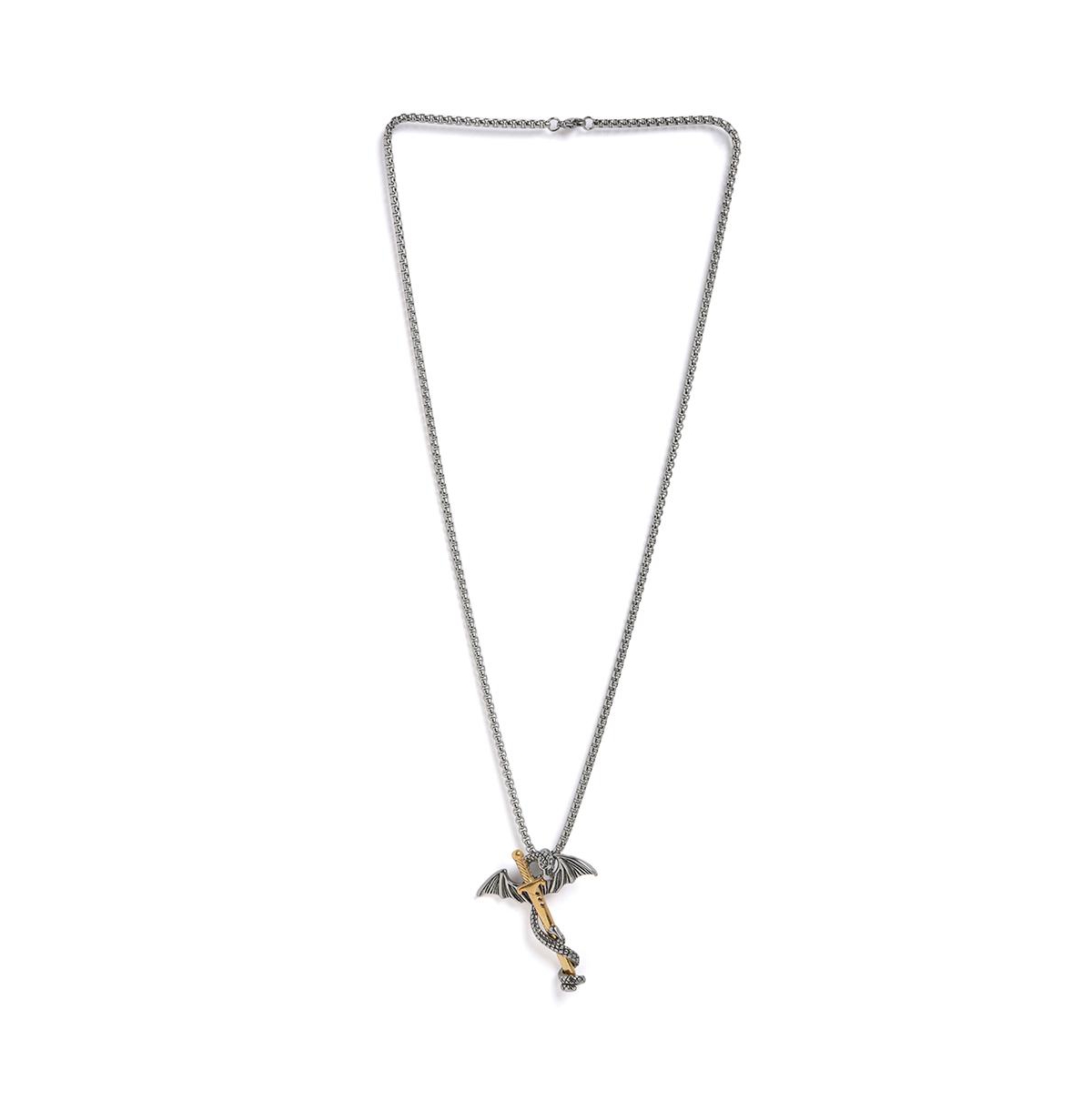 Click here for Sohi Womens Winged Pendant Necklace - Silver prices