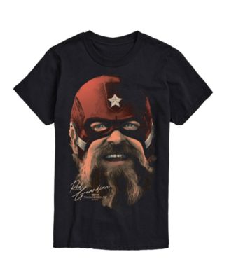 AIRWAVES Men's Marvel Thunderbolts Red Guardian Short Sleeve T-Shirt ...