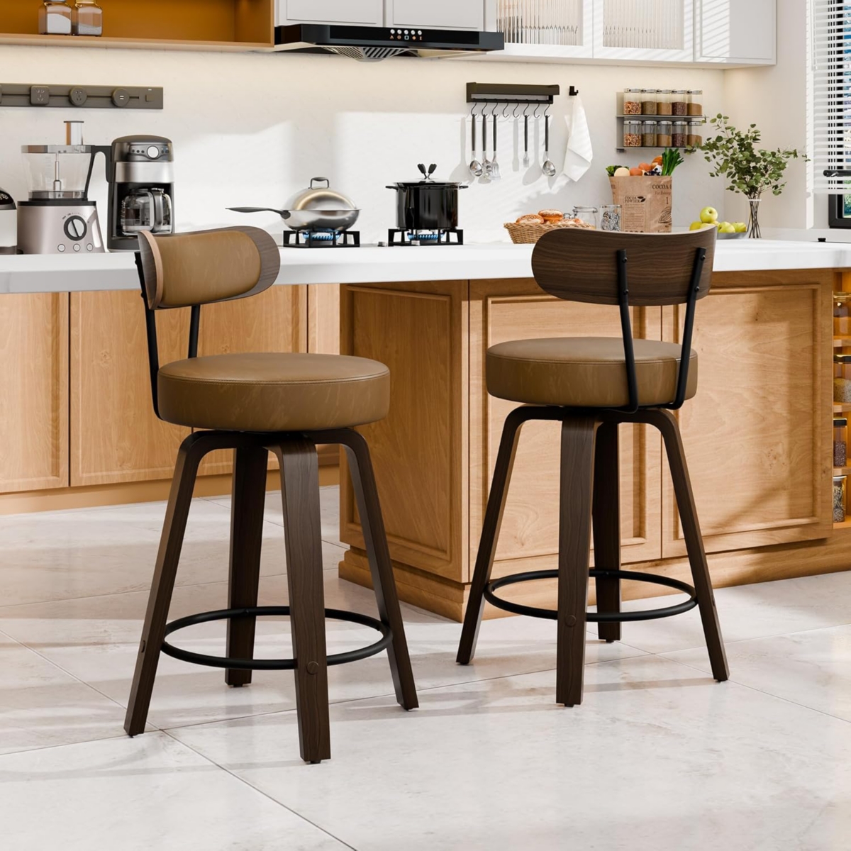 Click here for Dyhome 24 inches Bar Stools Set of 2  Counter Heig... prices