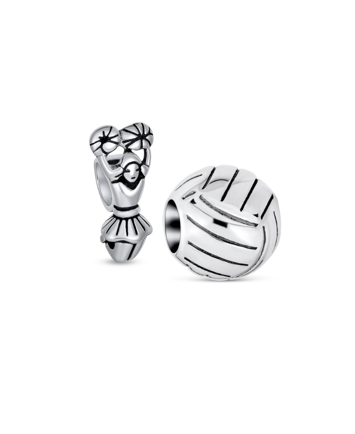 Click here for Bling Jewelry Set of 2 Volleyball and School Spiri... prices