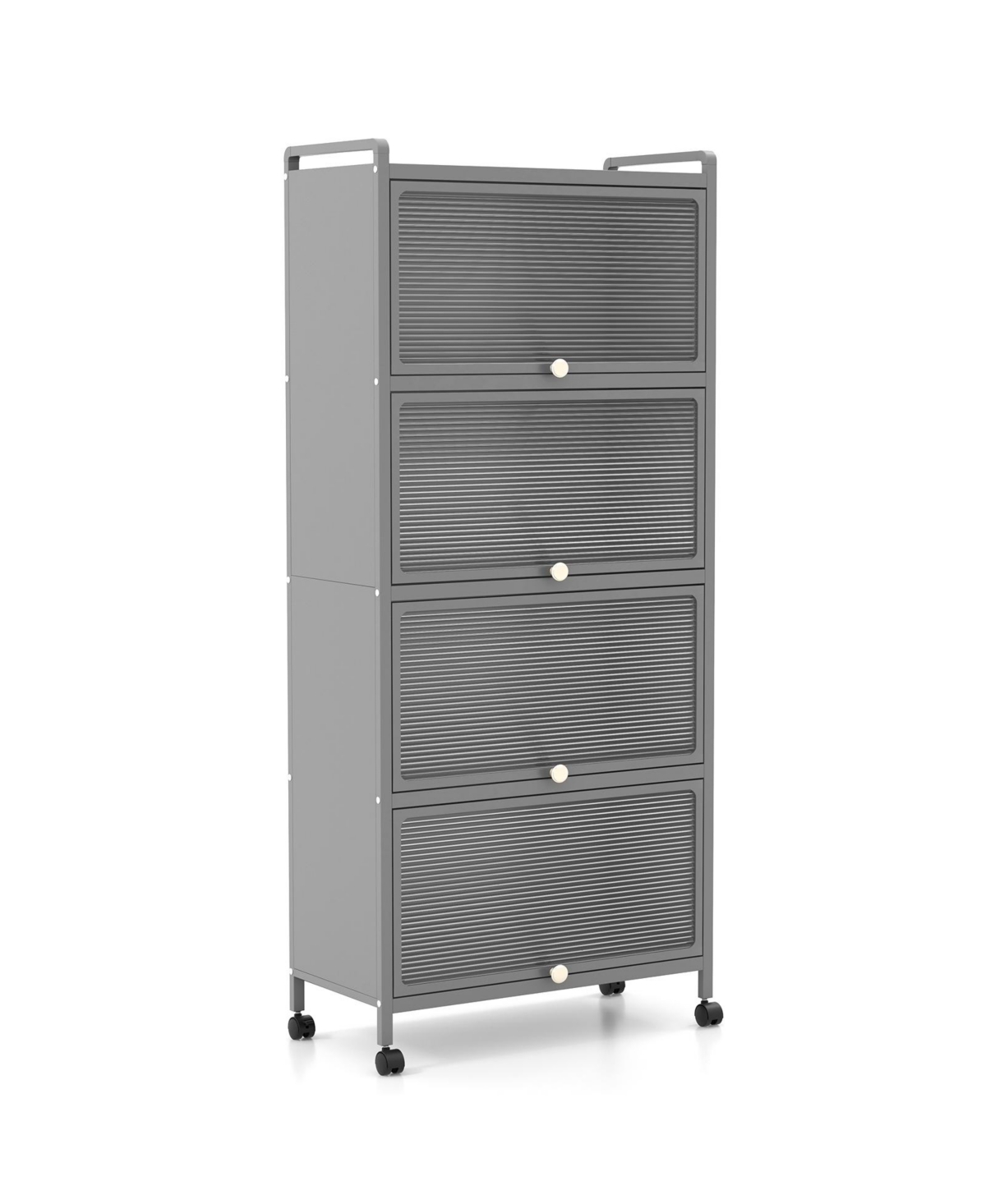 Click here for 5-Tier Kitchen Bakers Rack with Flip-Up Pc Doors a... prices