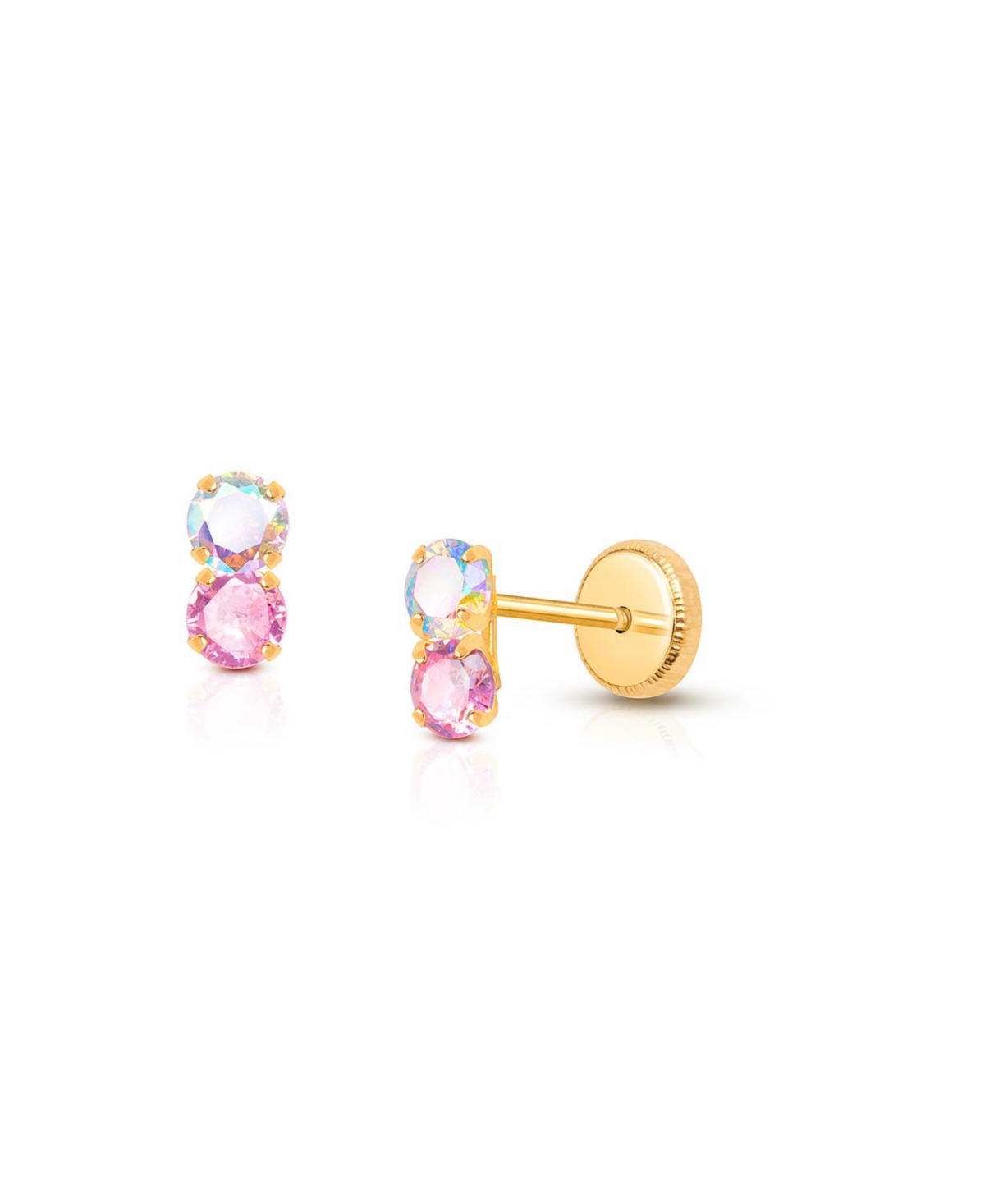 Click here for Tiny Blessings Childrens 14K Gold Shimmer Drop Stu... prices