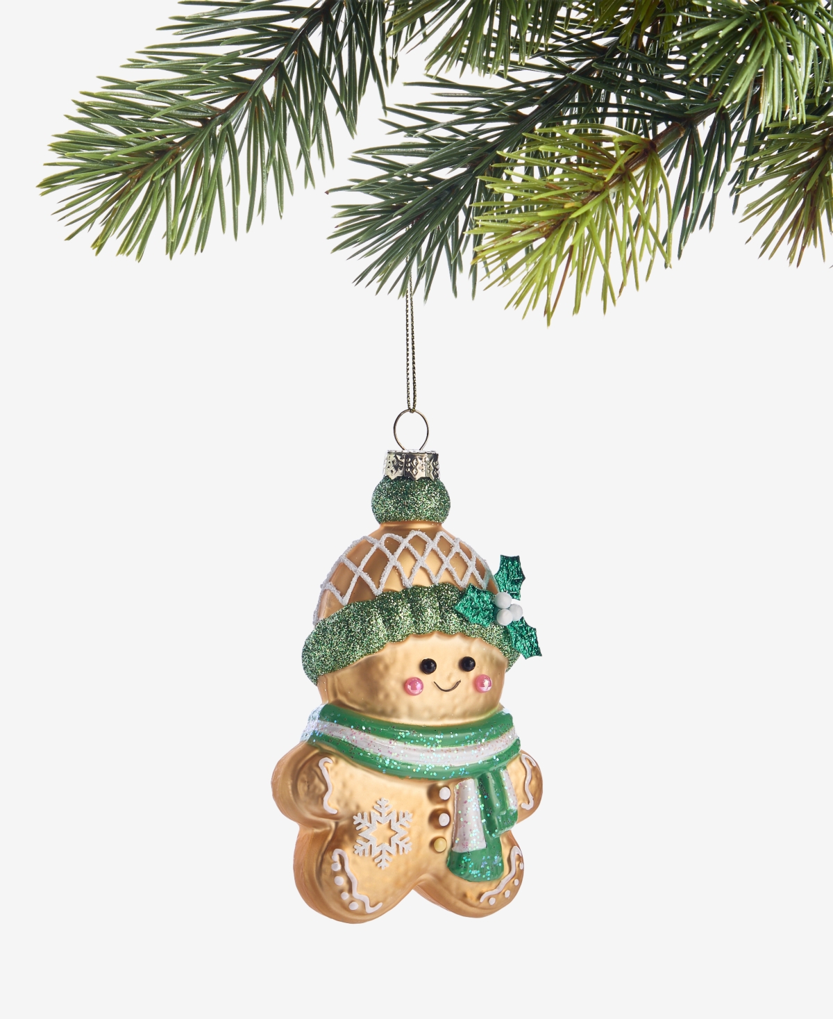 Click here for Holiday Lane Gingerbread Village Glass Ornament  M... prices