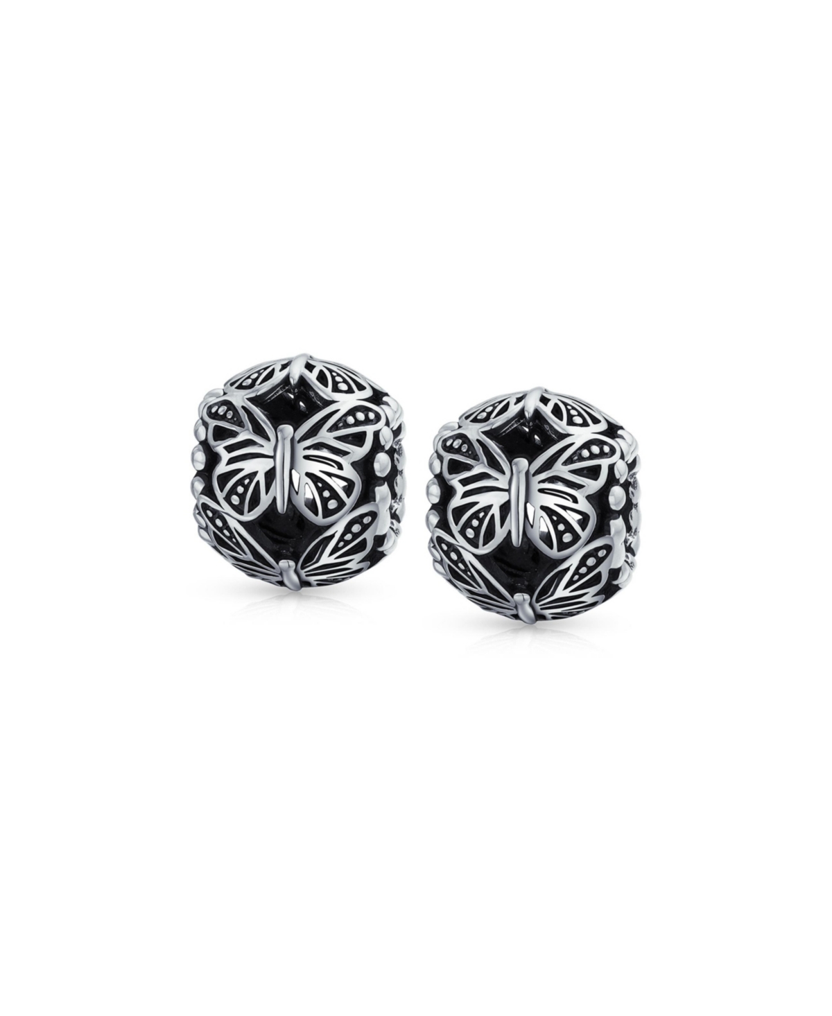 Click here for Bling Jewelry Set of 2 Butterfly Filigree Charm Be... prices