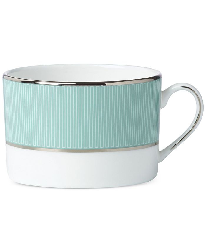 Lenox Brian Gluckstein by Clara Aqua Bone China Can Cup - Macy's