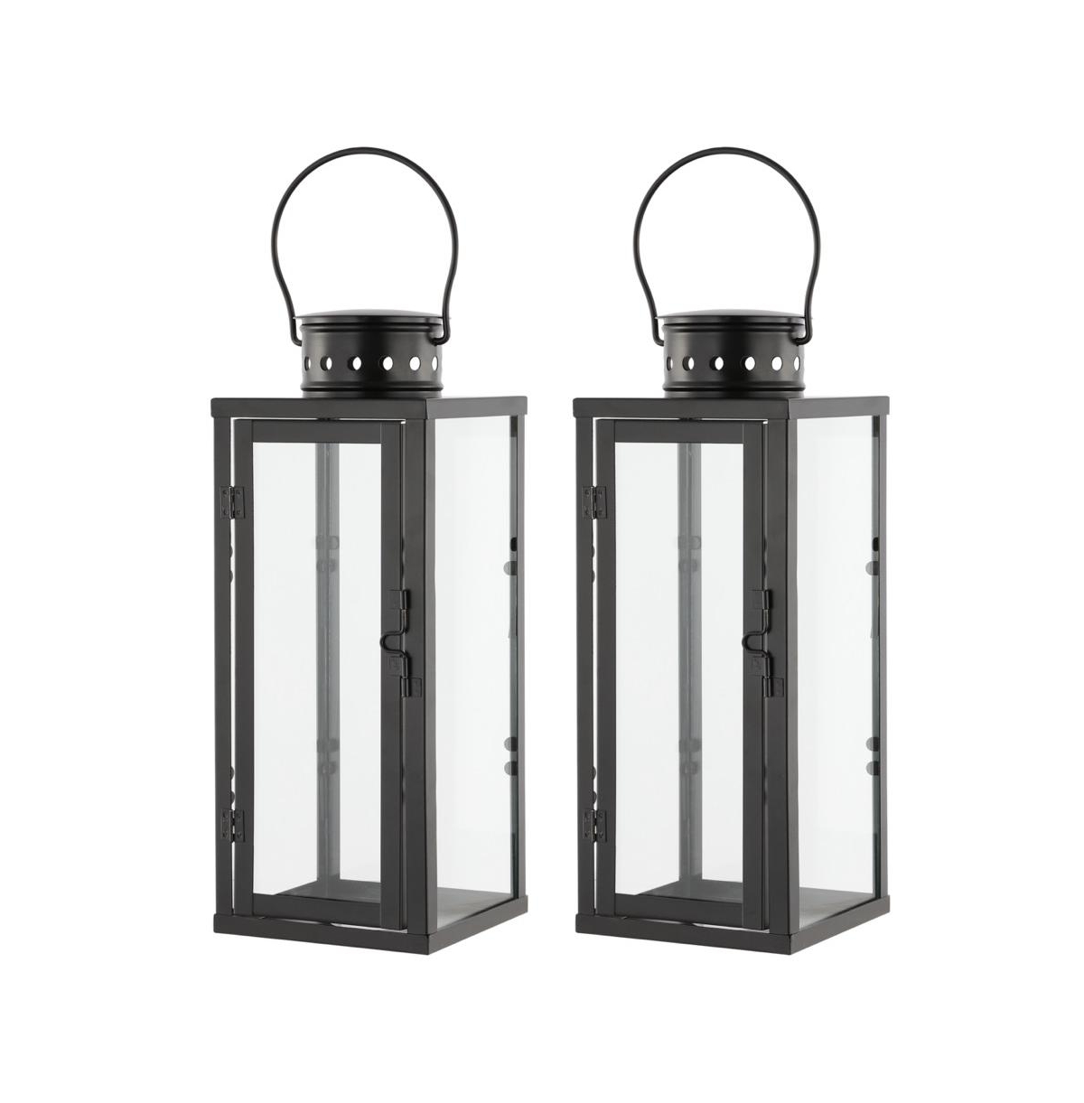 Click here for Lorient 17.75 Outdoor Lantern (Set of 2) - Black prices