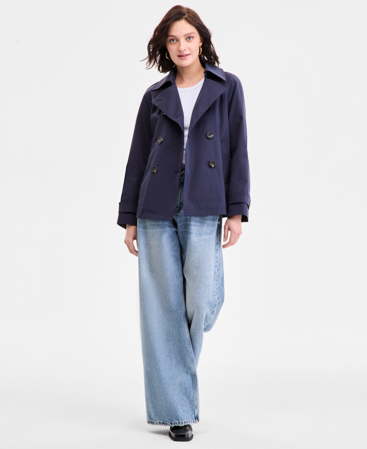 Click here for Michael Michael Kors Womens Short Double-Breasted... prices