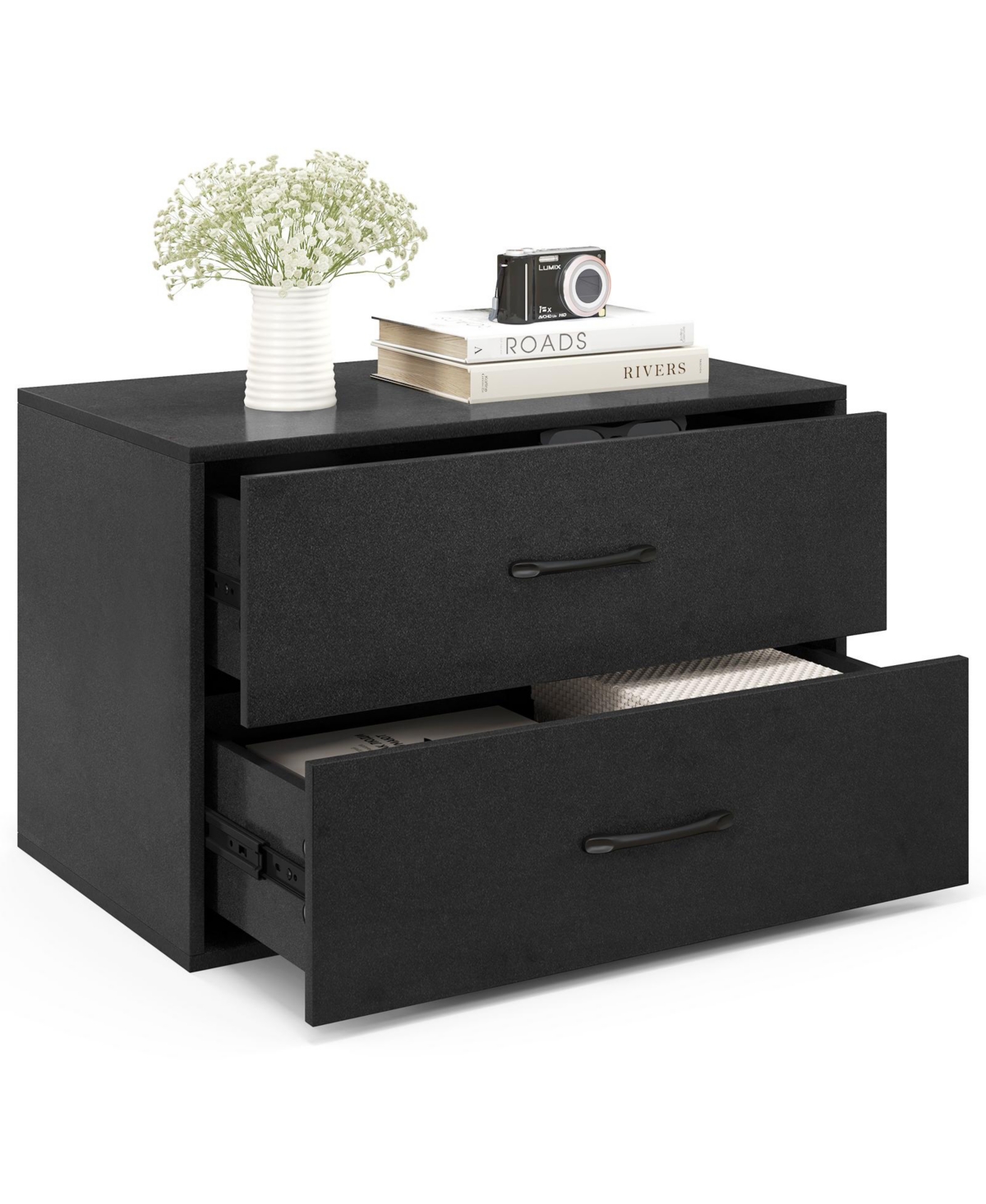 Click here for Stackable 2-Drawer Storage Cabinet with Handles fo... prices