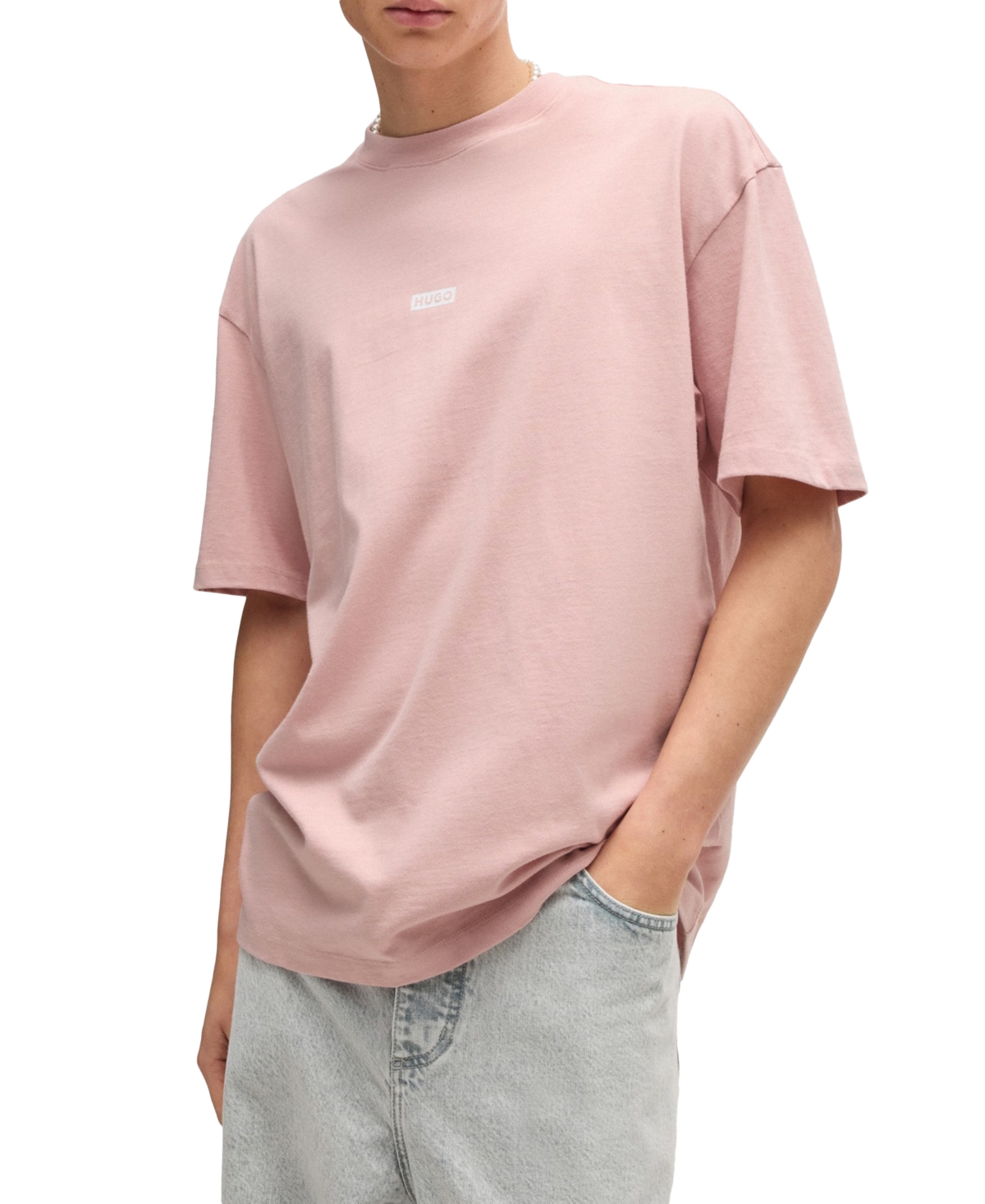 Click here for Hugo Boss Mens Nalono Short-Sleeve Crewneck Logo T... prices