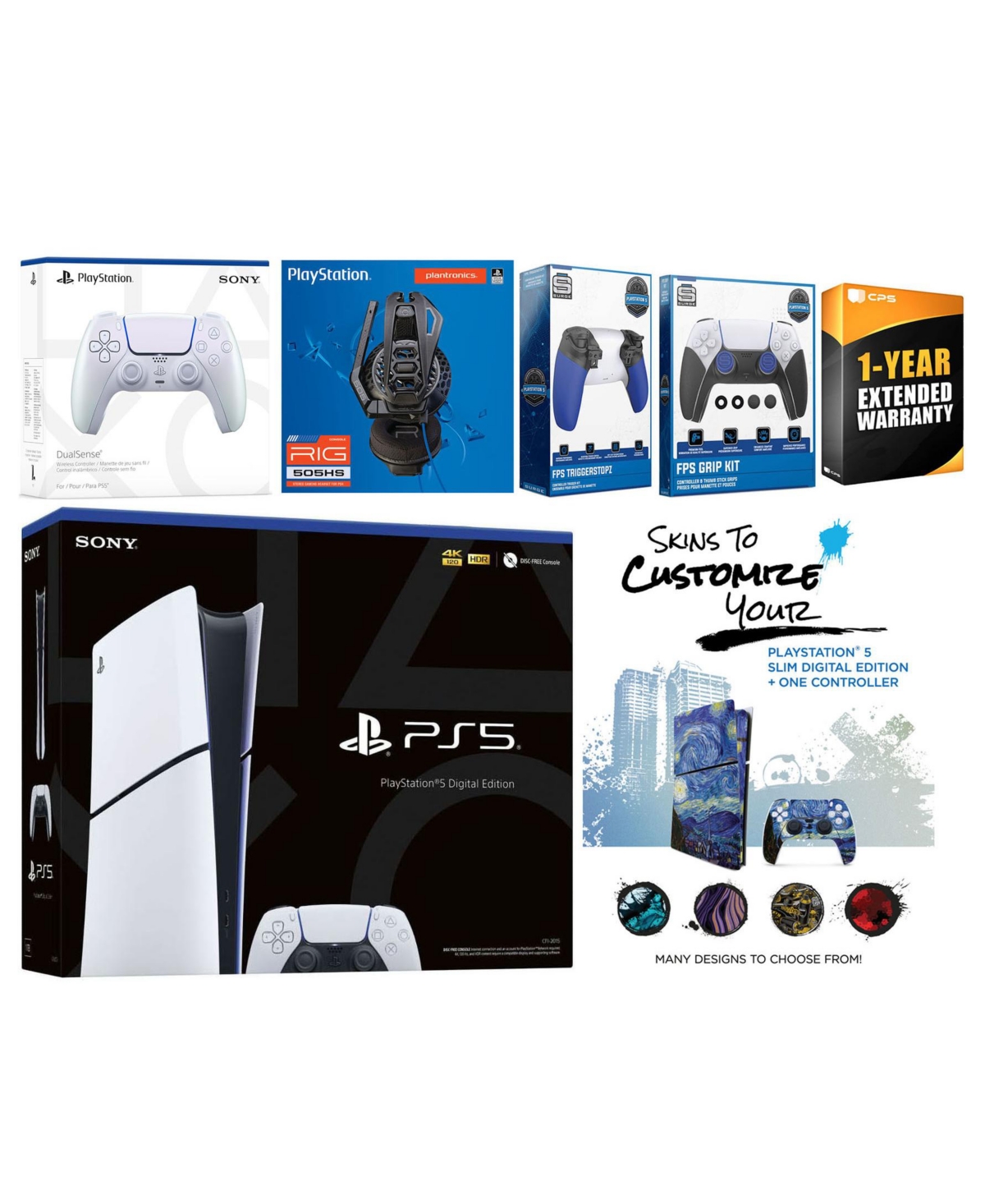 Click here for Sony Playstation 5 Slim Digital with Extra Volcani... prices