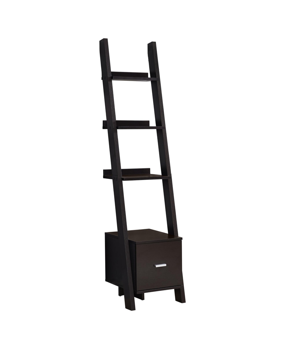 Click here for Wood 4-Tier Ladder Bookcase – Modern Leanin... prices