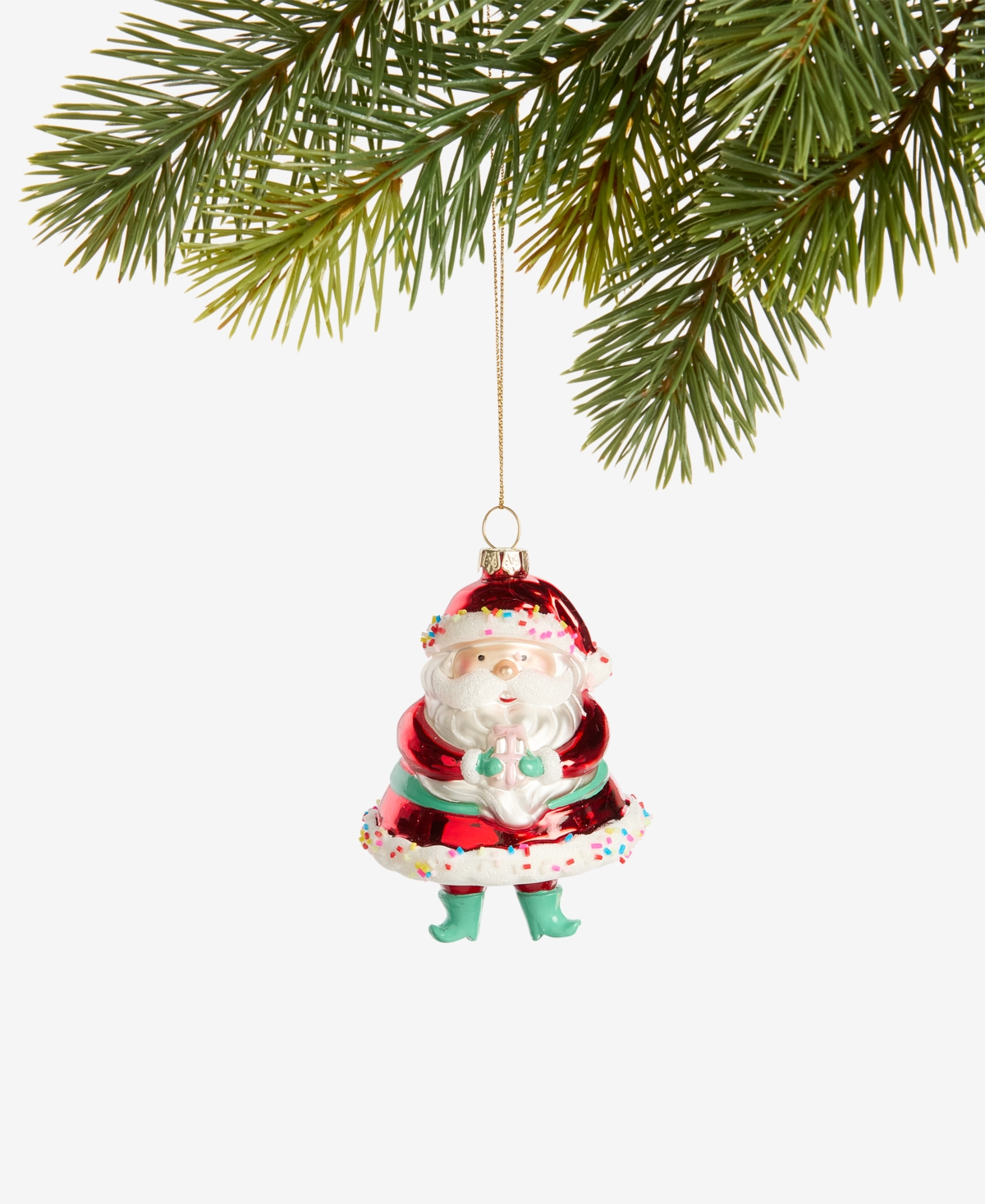 Click here for Holiday Lane Sugar Plum Sweet Santa Ornament  Macy... prices