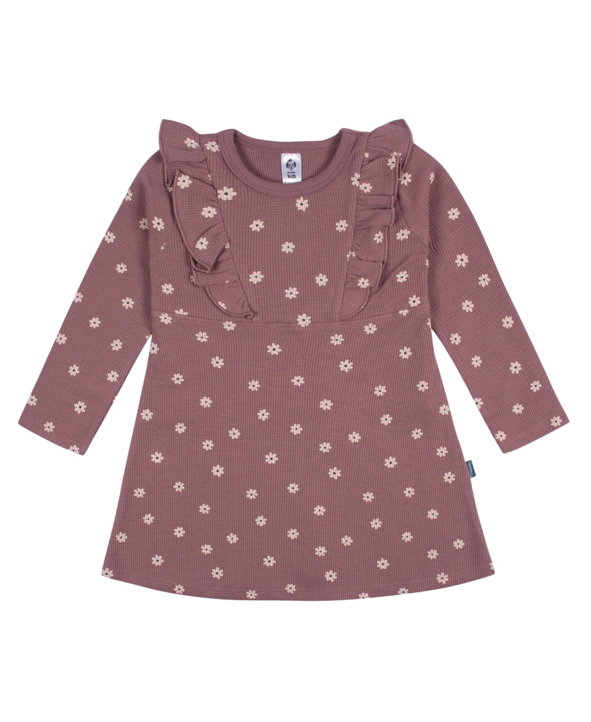Click here for Gerber Baby Girls Long Sleeve Ruffle Dress - Mauve prices