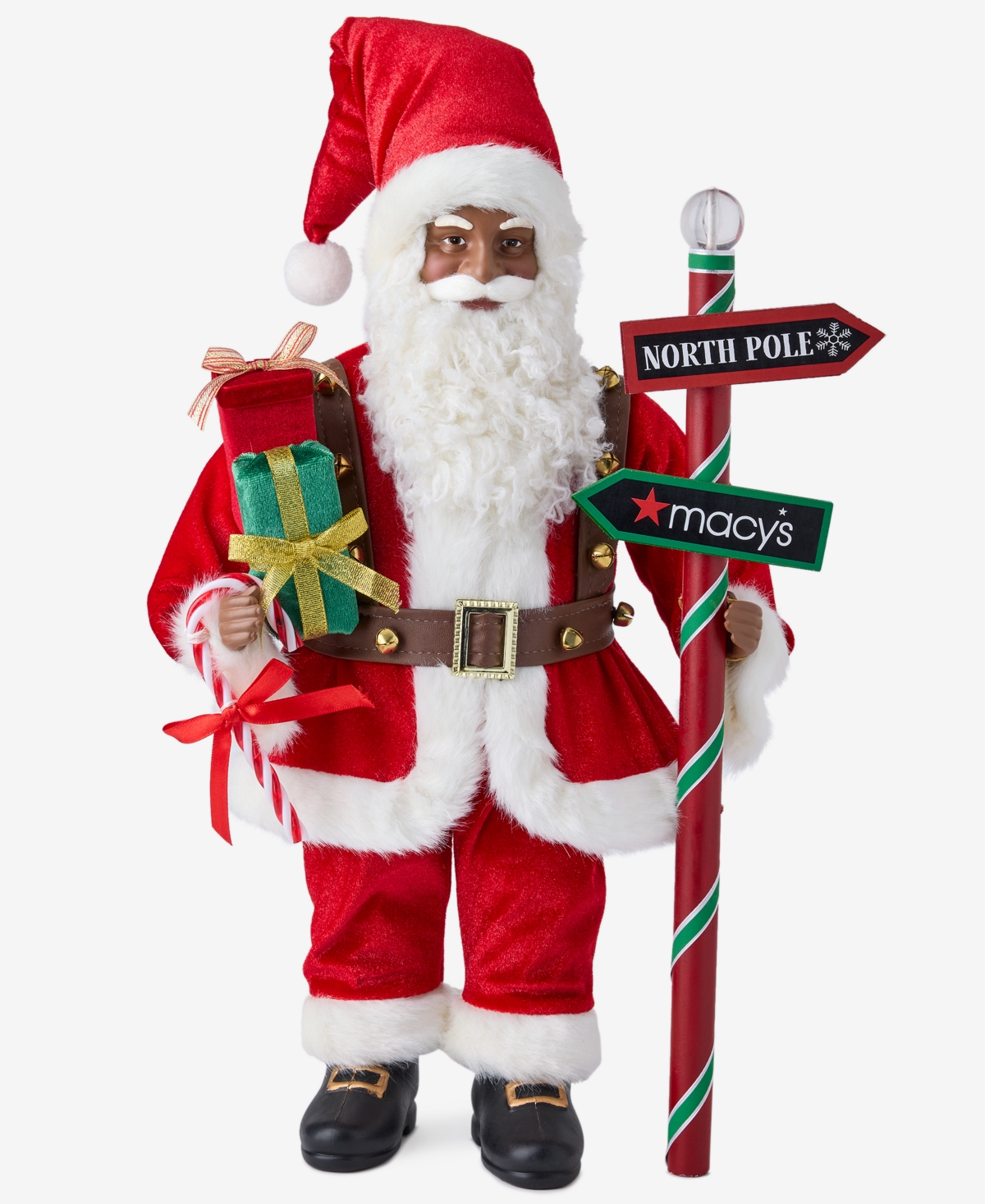 Click here for Holiday Lane Heritage African American Santa With... prices