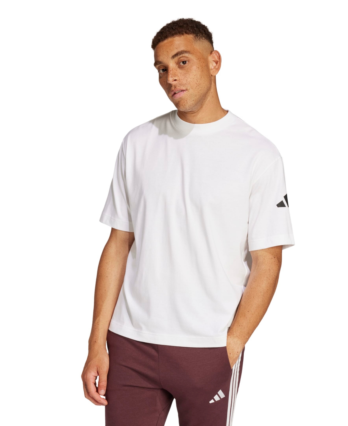 Click here for adidas Mens Essentials Loose Fit T-Shirt - White... prices