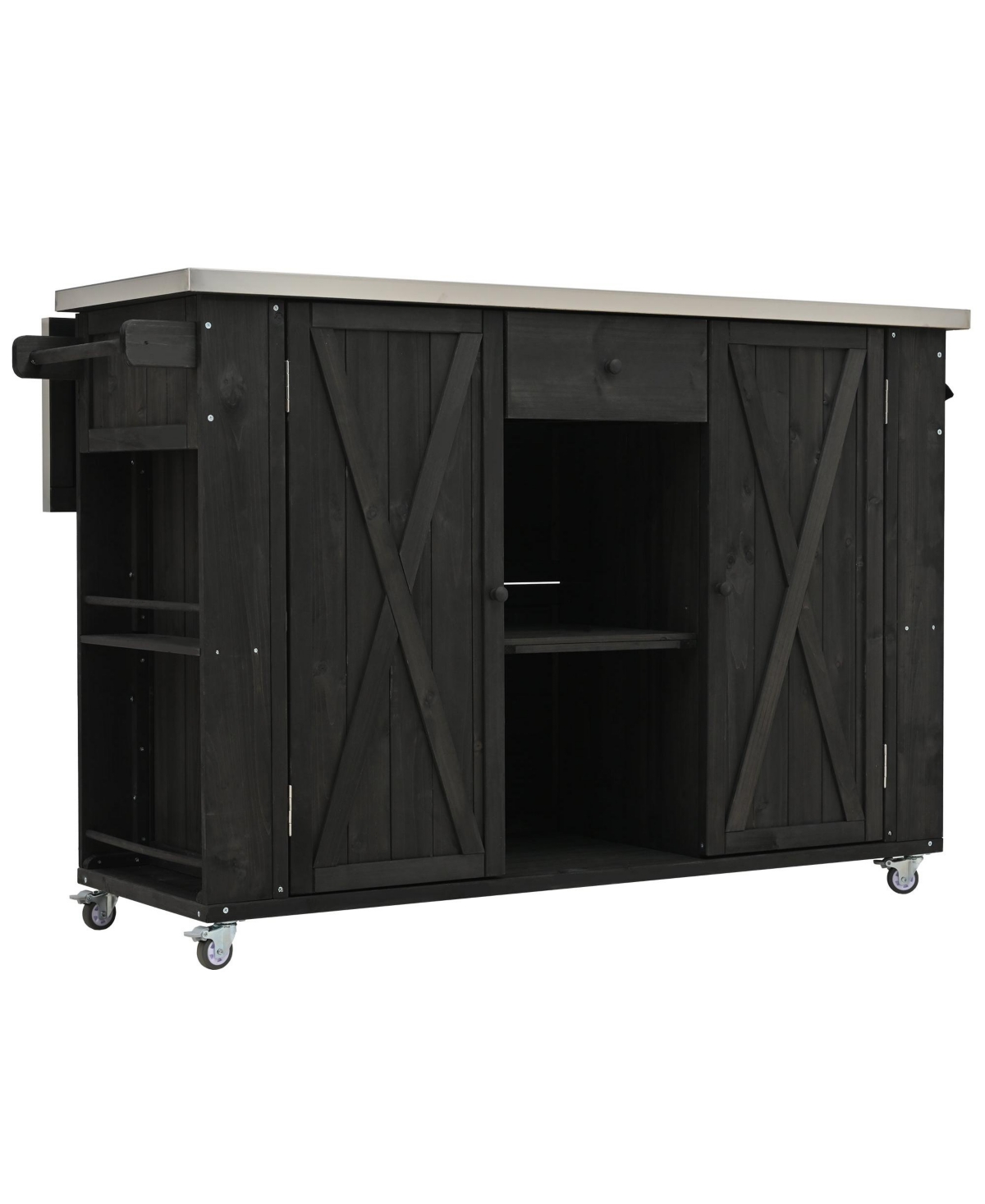 Click here for Mondawe Outdoor Kitchen Island Fir Wood Kitchen Is... prices
