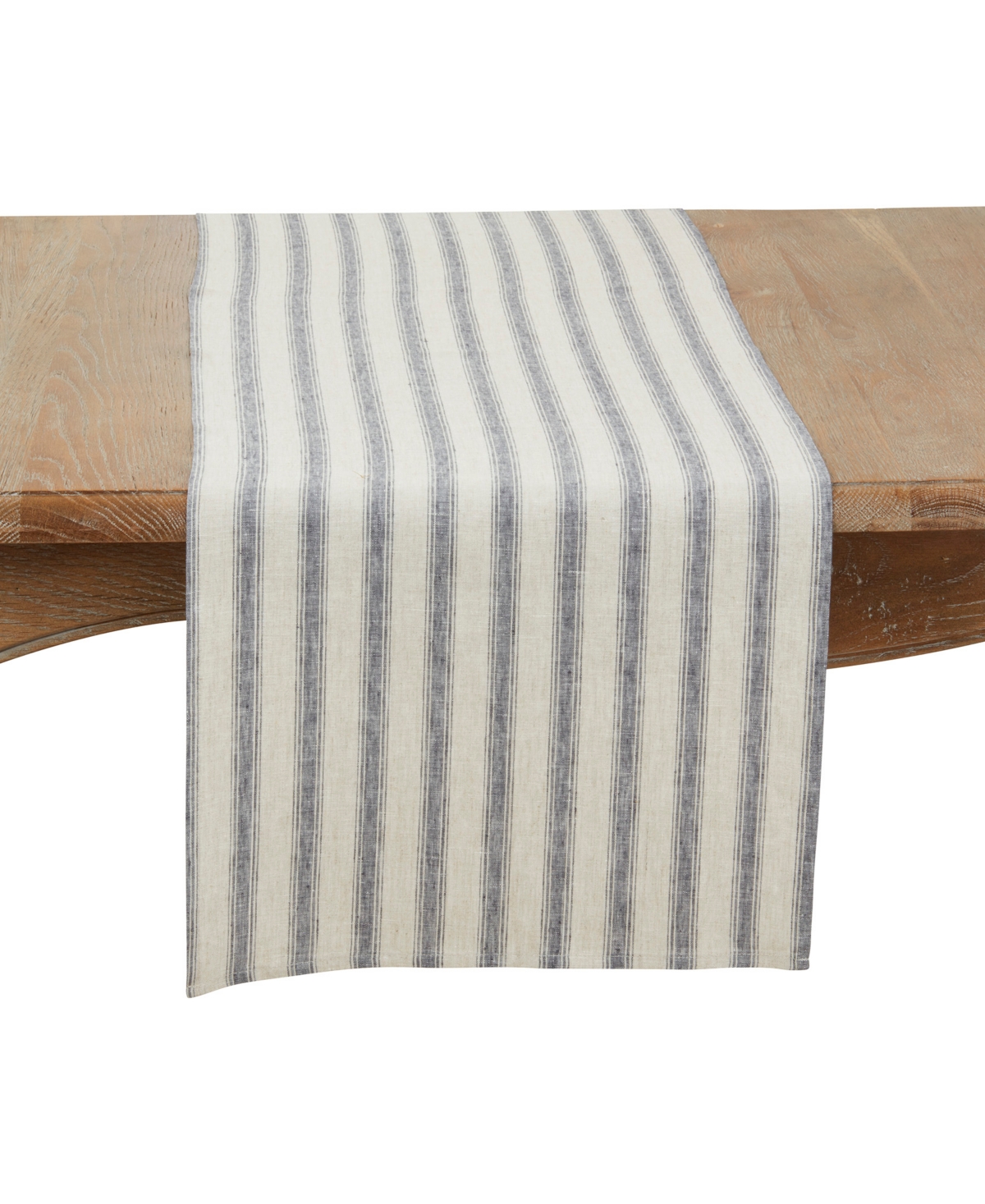 Click here for Saro Lifestyle Classic Striped Pure Linen Table Ru... prices