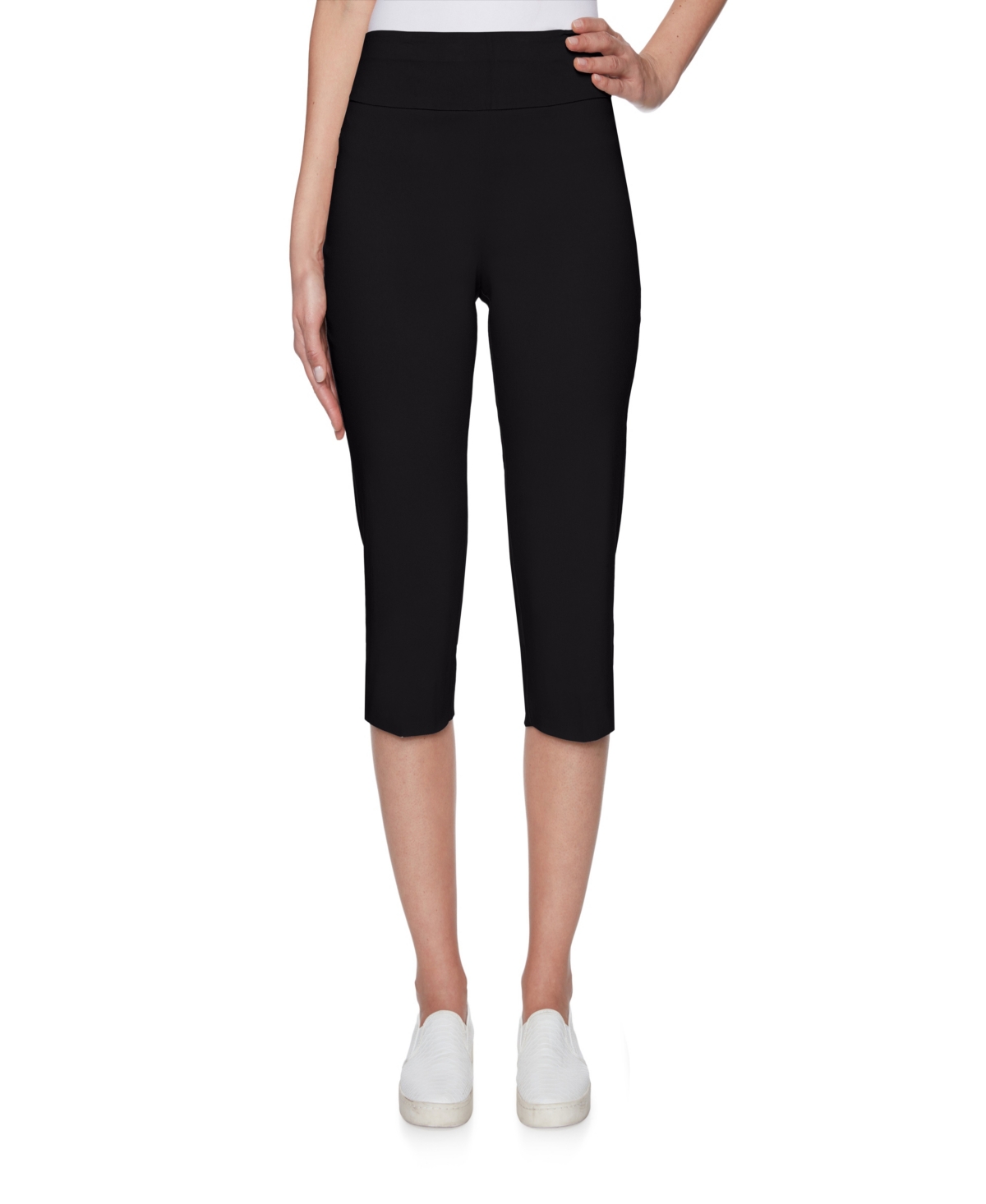 Click here for Ruby Rd. Petite Elastic Waist Pull-On French Terry... prices