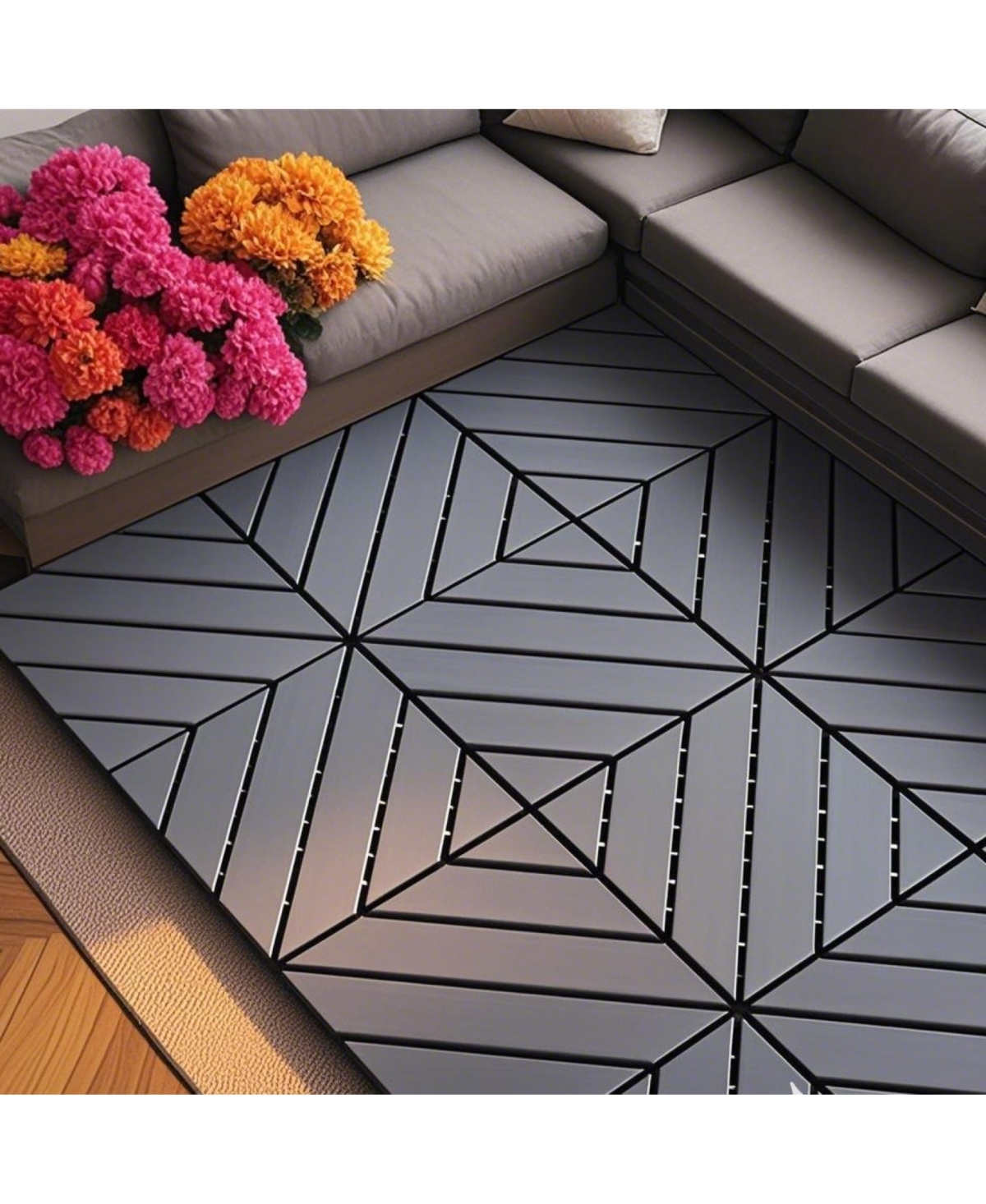 Click here for Streamdale Plastic Interlocking Deck Tiles  44 Pac... prices