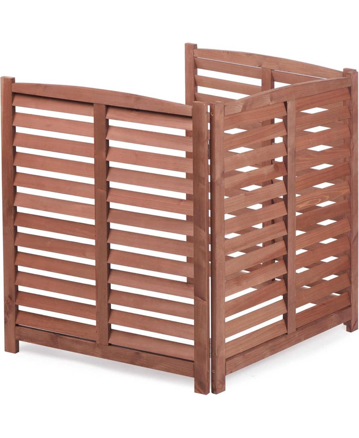 Click here for 3-Panel Outdoor Ac Fence  32W x 38H Wooden Privacy... prices