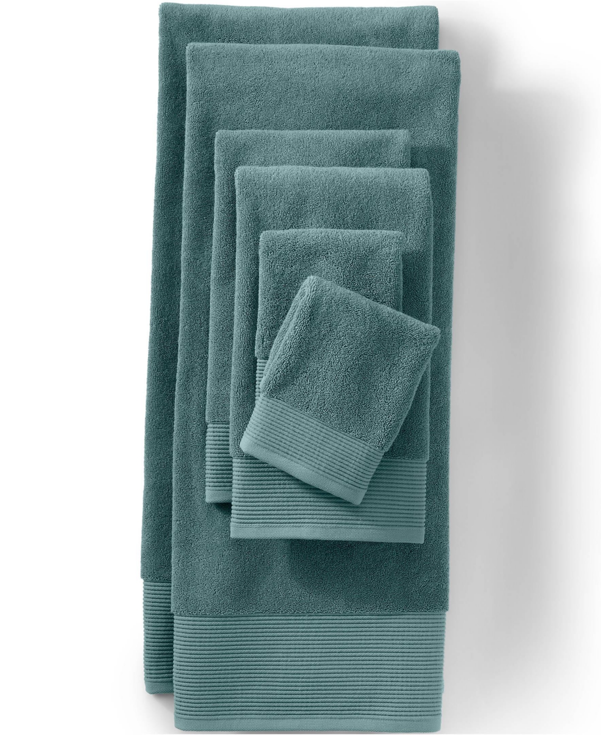 Click here for Lands End Turkish Luxe 6-Piece Towel Set - Tourmal... prices