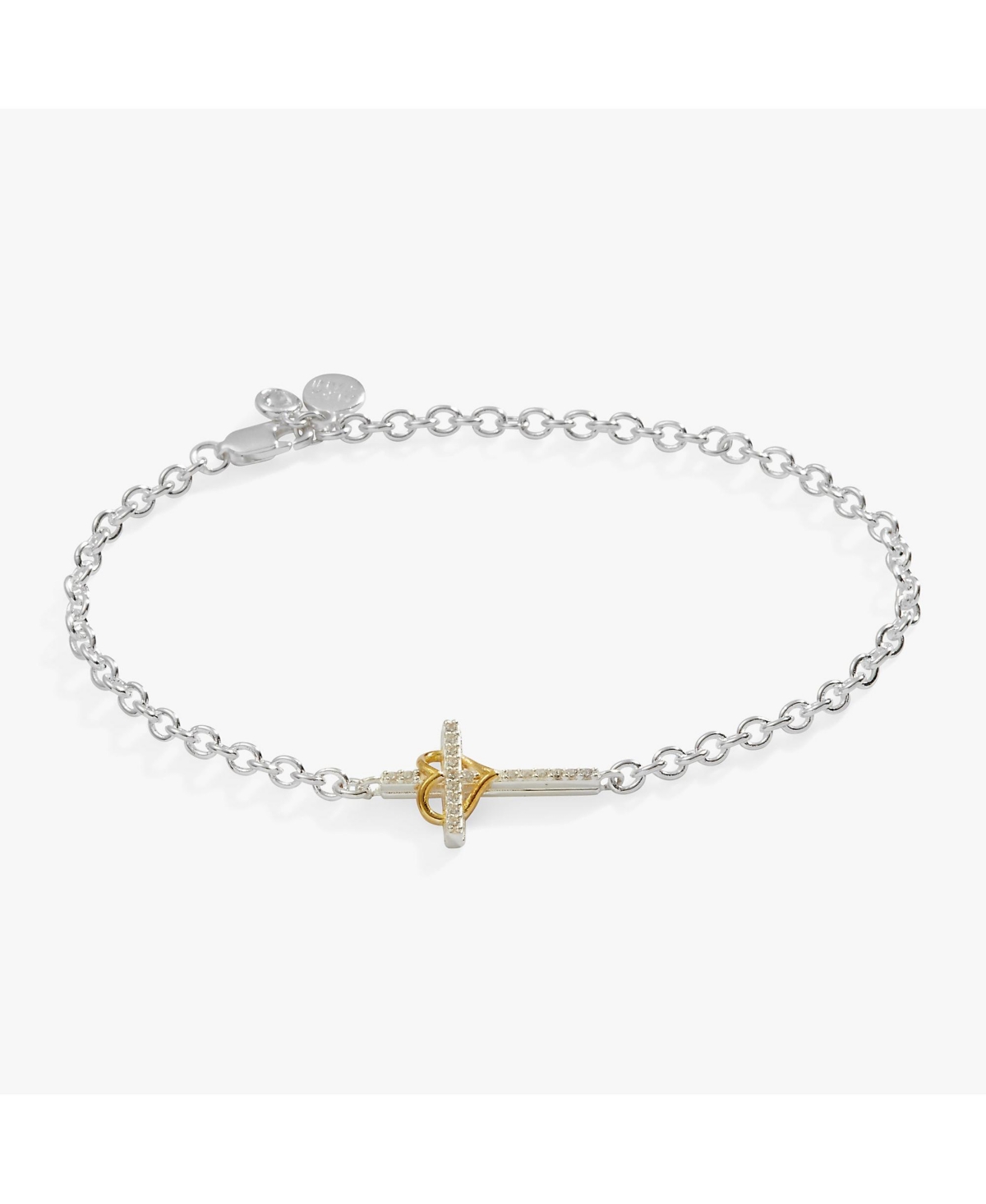 Click here for Cross And Heart Bracelet - Silver prices
