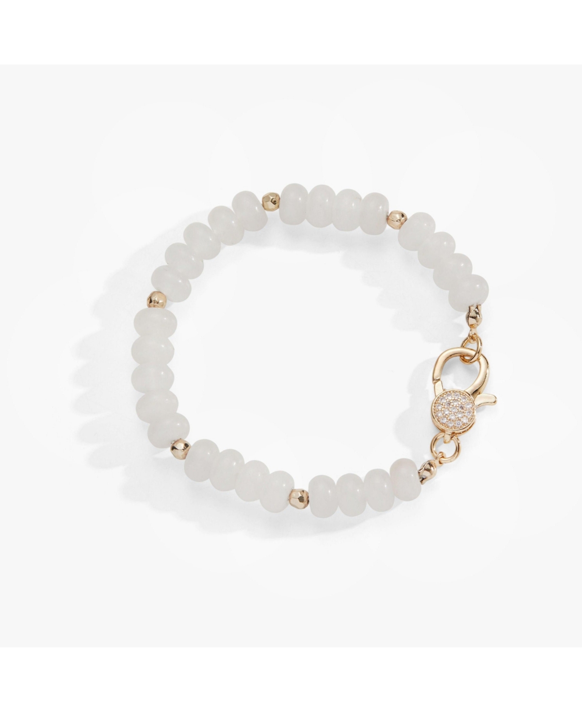 Click here for White Jade Carabiner Bracelet prices