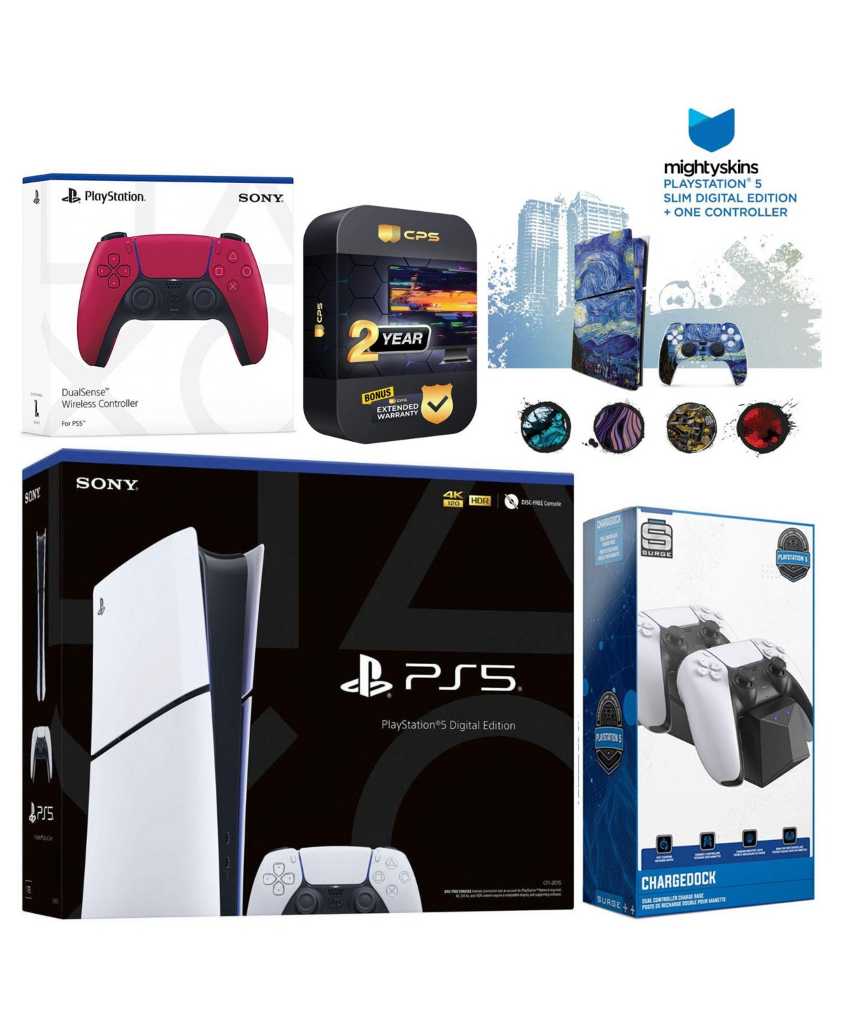 Click here for Sony Playstation 5 Slim Digital with Extra Chroma... prices