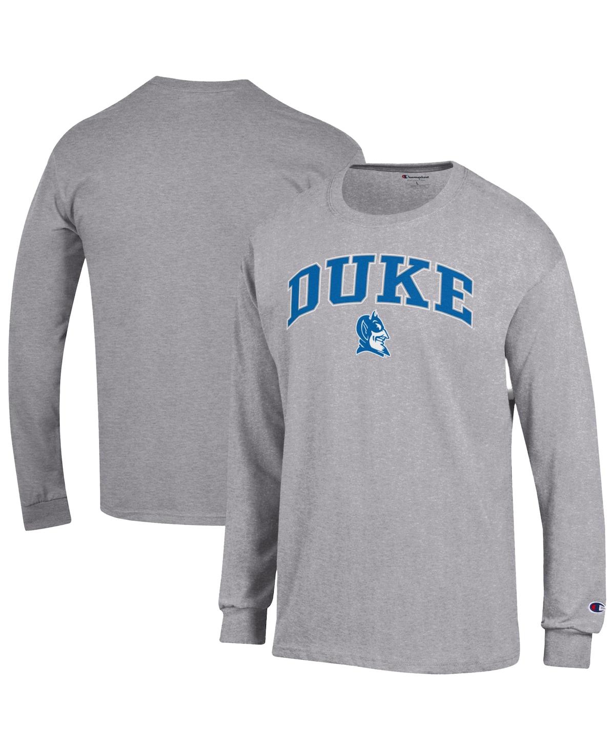 Click here for Champion Mens Heather Gray Duke Blue Devils Arch O... prices