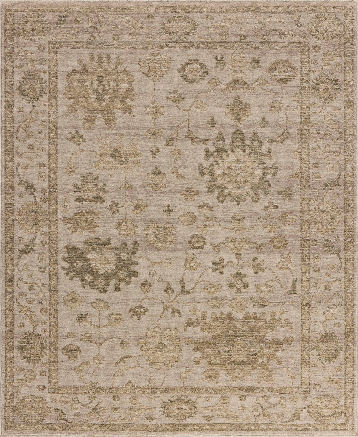 Click here for Loloi Willa Wia-09 53x76 Area Rug - Ivory  Moss prices