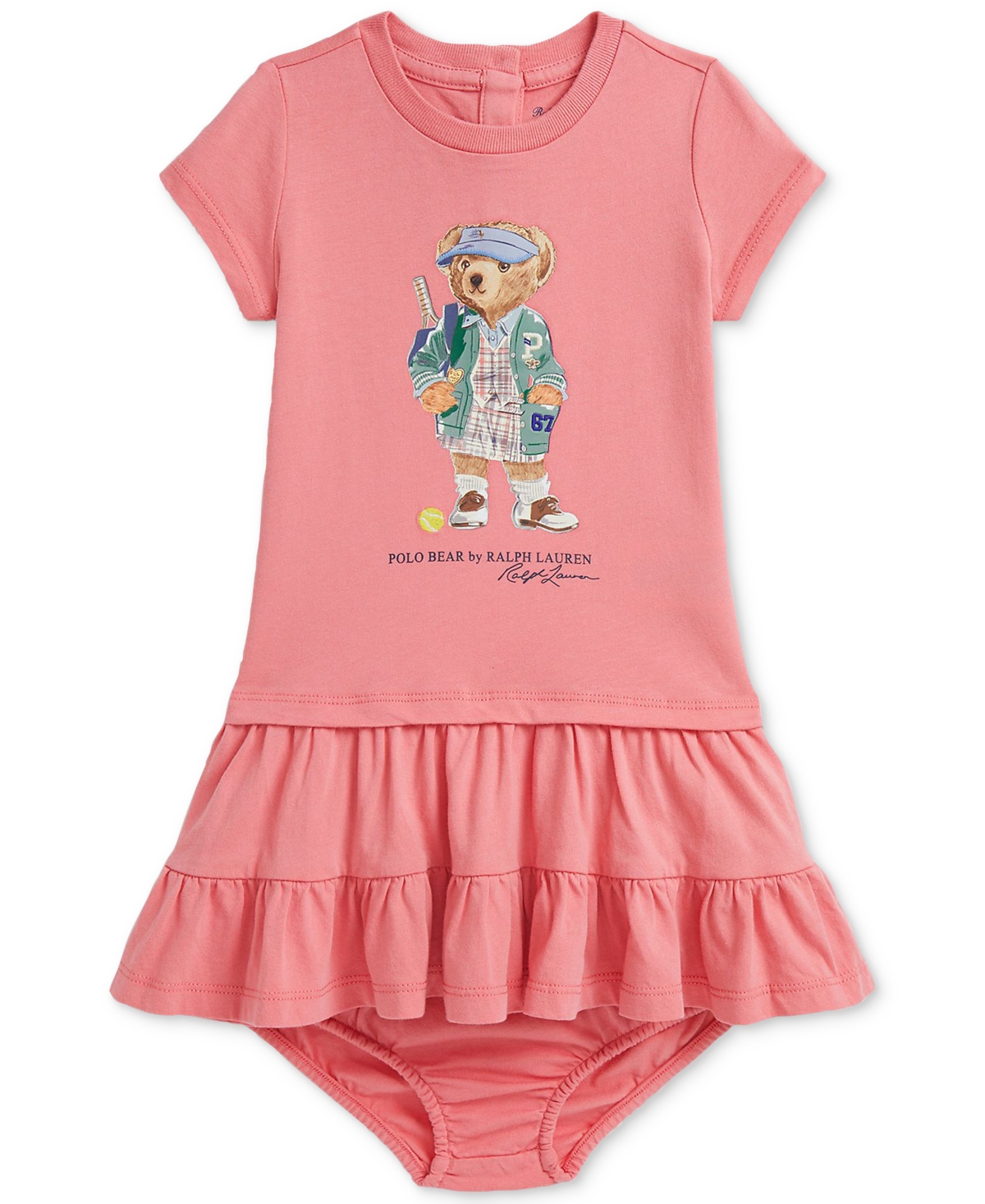 Click here for Polo Ralph Lauren Baby Girls Cotton Tiered Dress -... prices