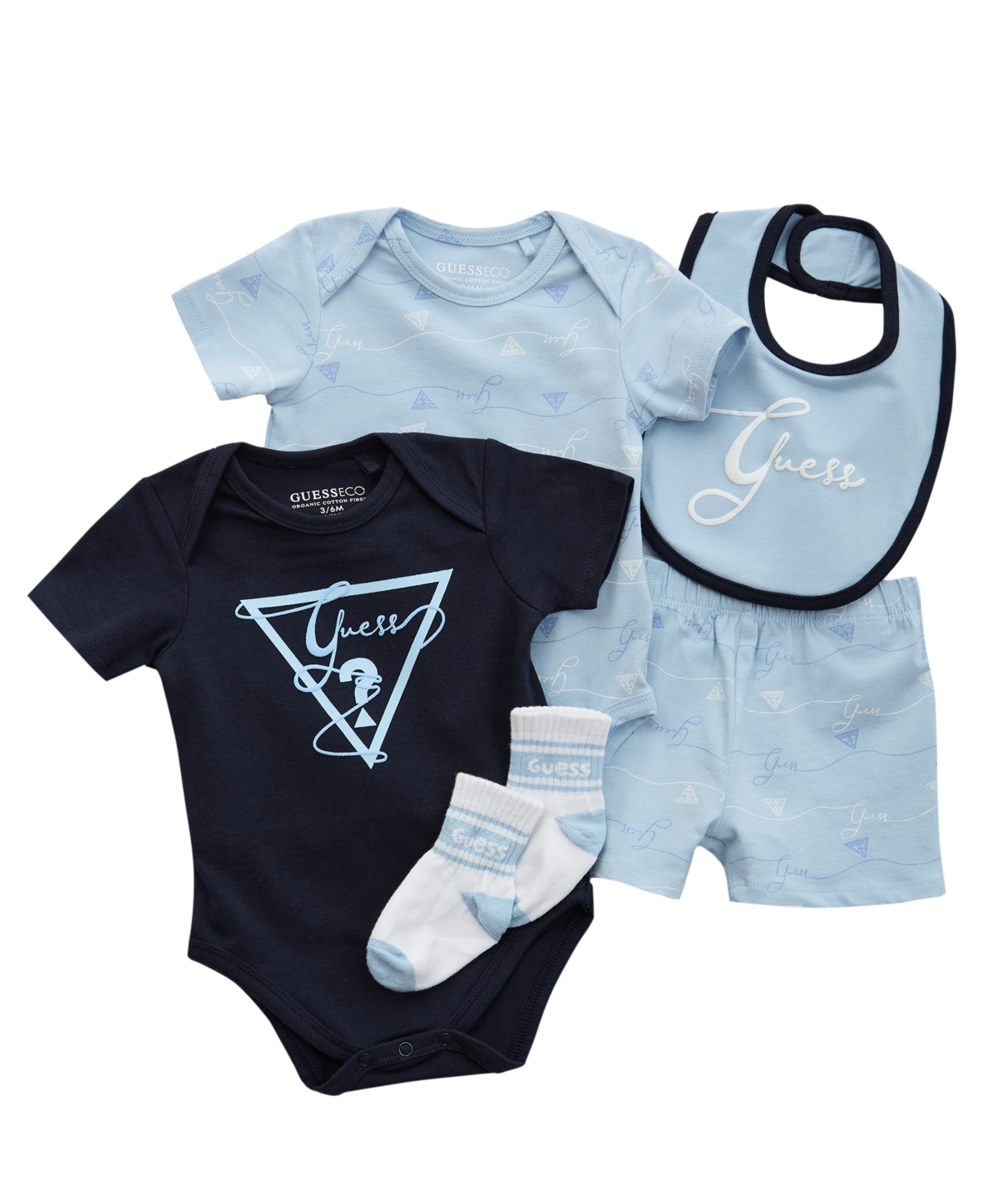 Click here for Guess Baby Boys 5-Piece Bodysuits  Shorts  Bib and... prices