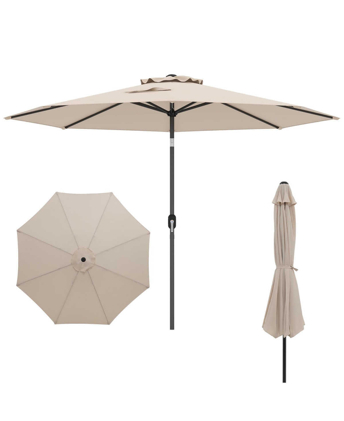 Click here for Gymax 300 Cm Patio Umbrella Heavy Duty Market Umbr... prices