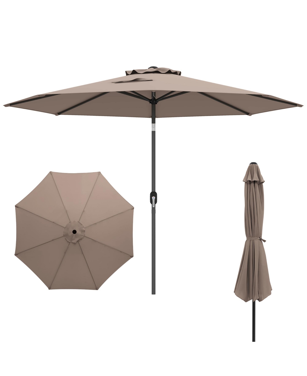 Click here for Gymax 300 Cm Patio Umbrella Heavy Duty Market Umbr... prices