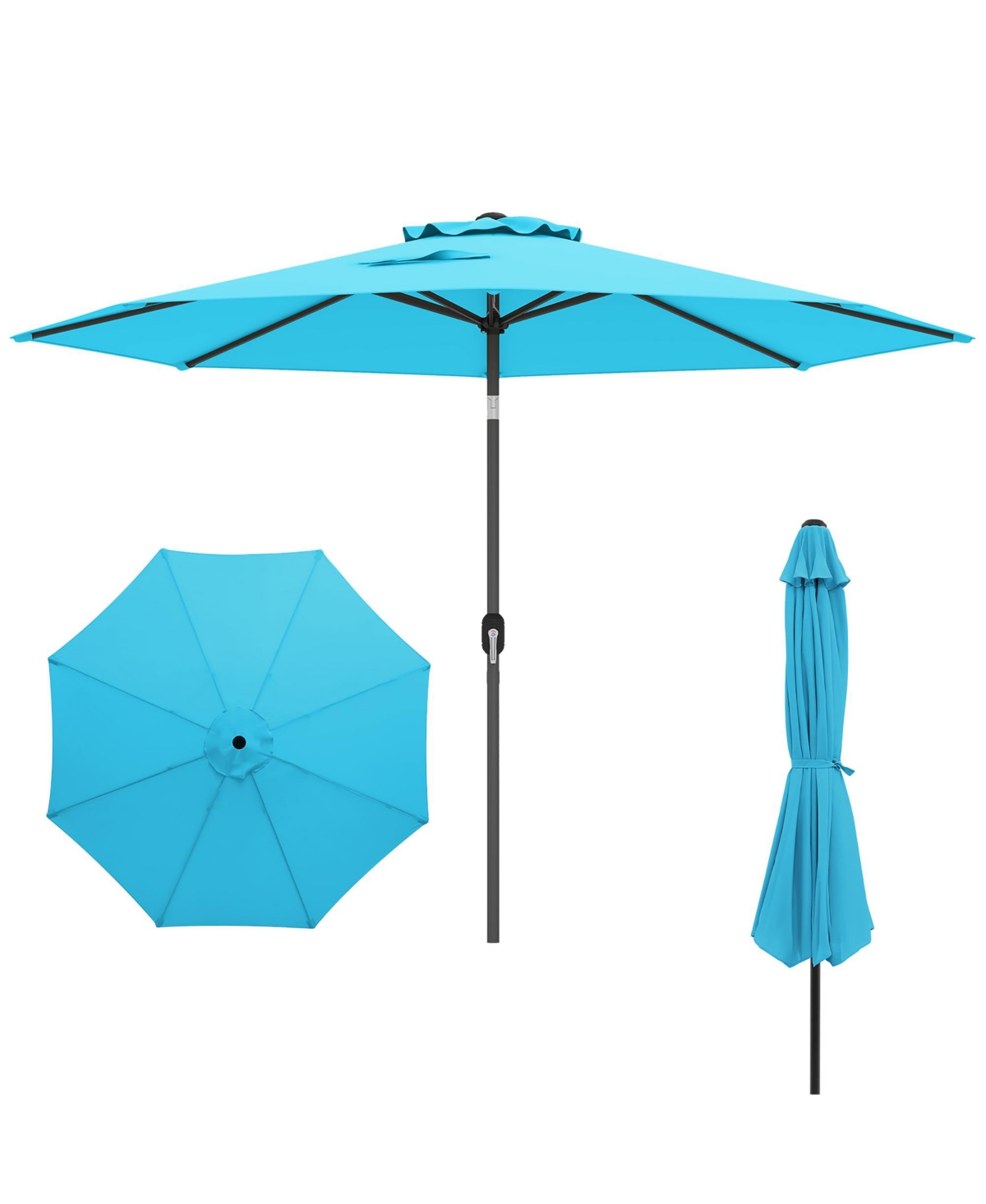 Click here for Gymax 300 Cm Patio Umbrella Heavy Duty Market Umbr... prices