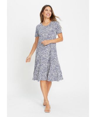 Olsen Women's Filigree Print Dress - Macy's