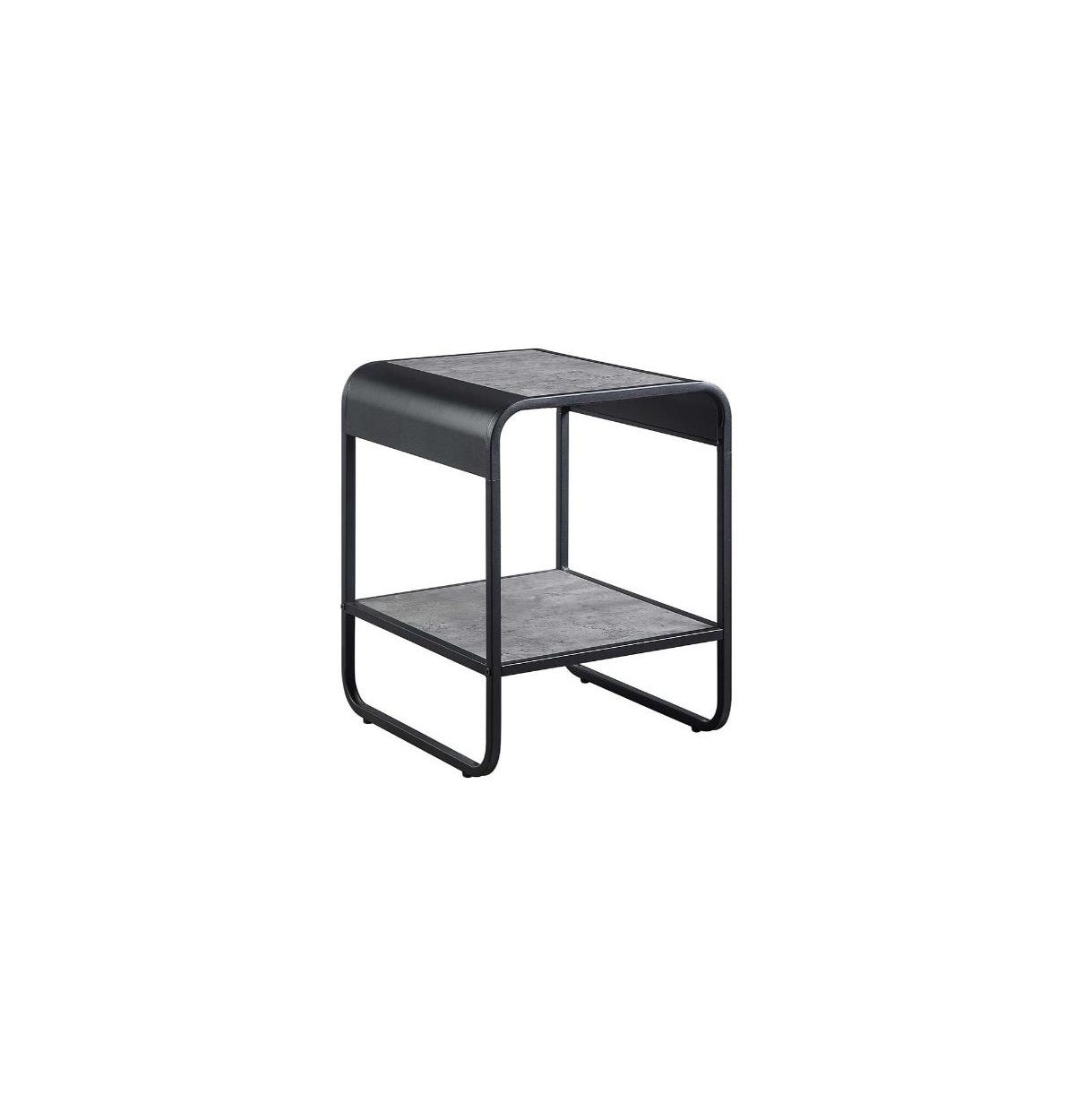 Click here for Contemporary Rectangular End Table with Metal Fram... prices
