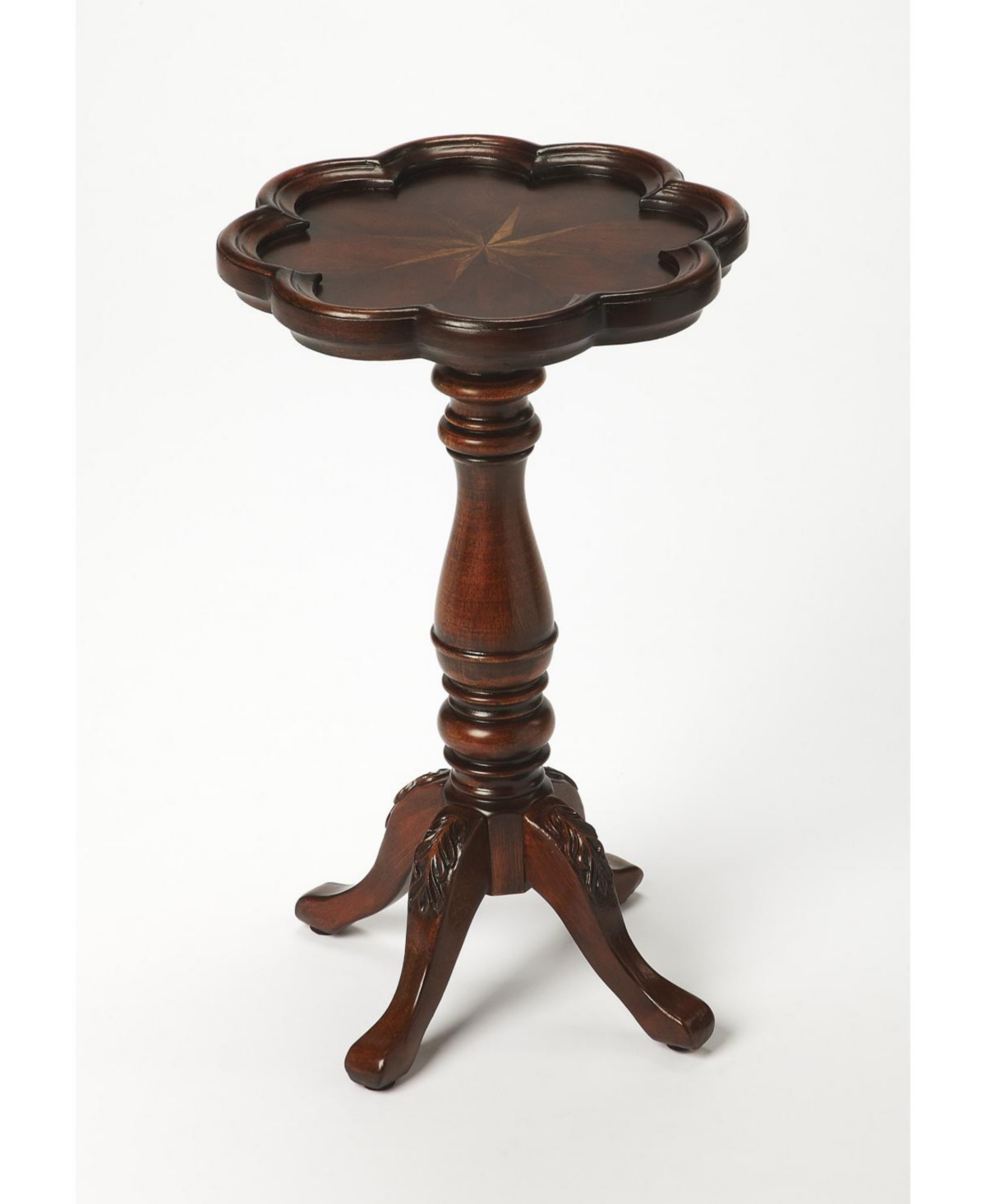 Click here for Wood End Table with Floral Top for Living Room or... prices