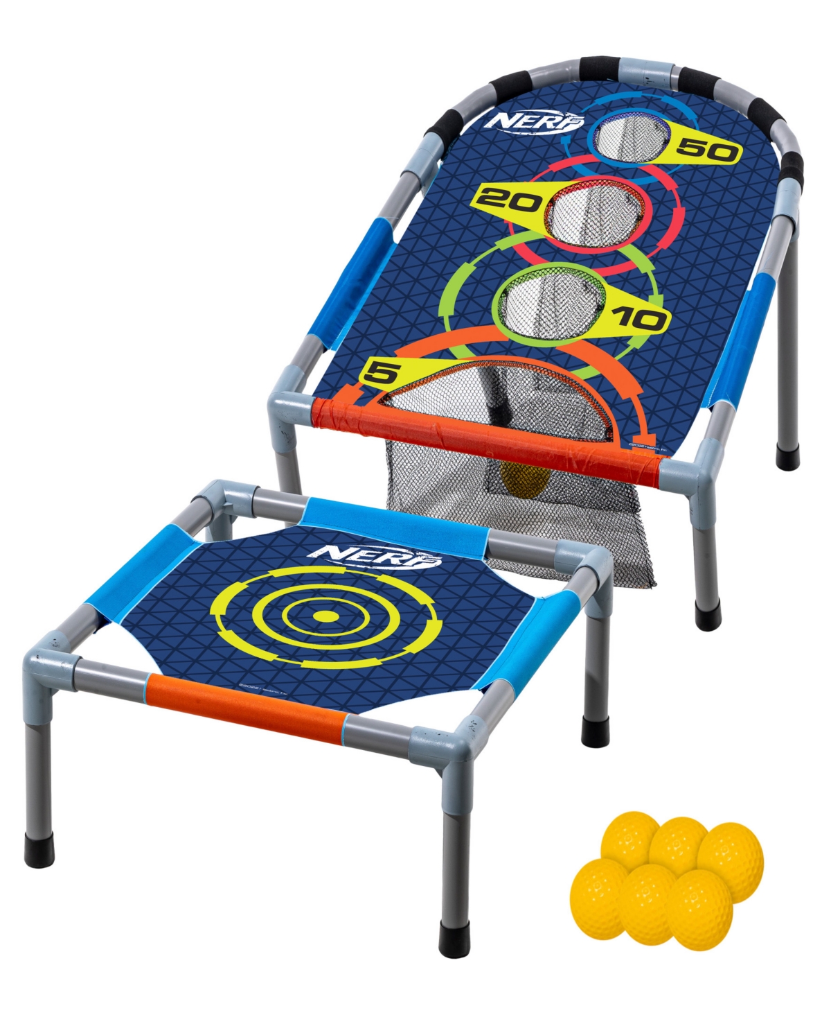 Franklin Sports Nerf Kids Bounce N Score Target Toss Game Set | ModeSens