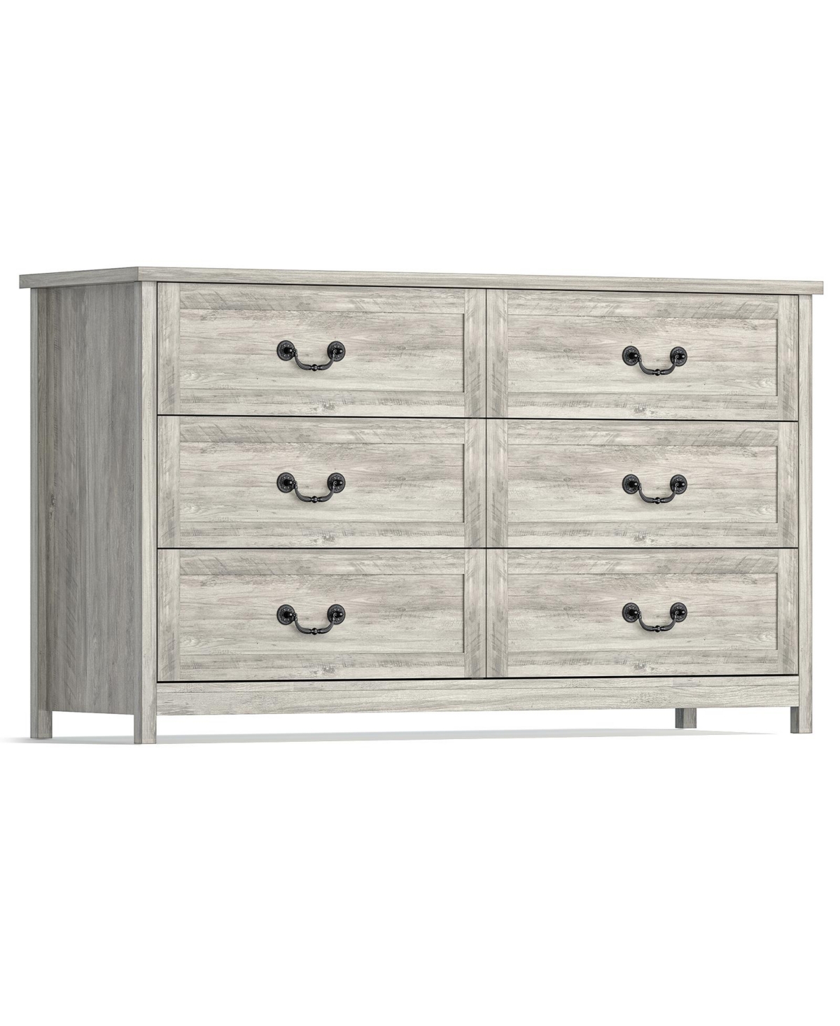 Click here for 6 Drawer Dresser Chest of Drawers - Grey prices