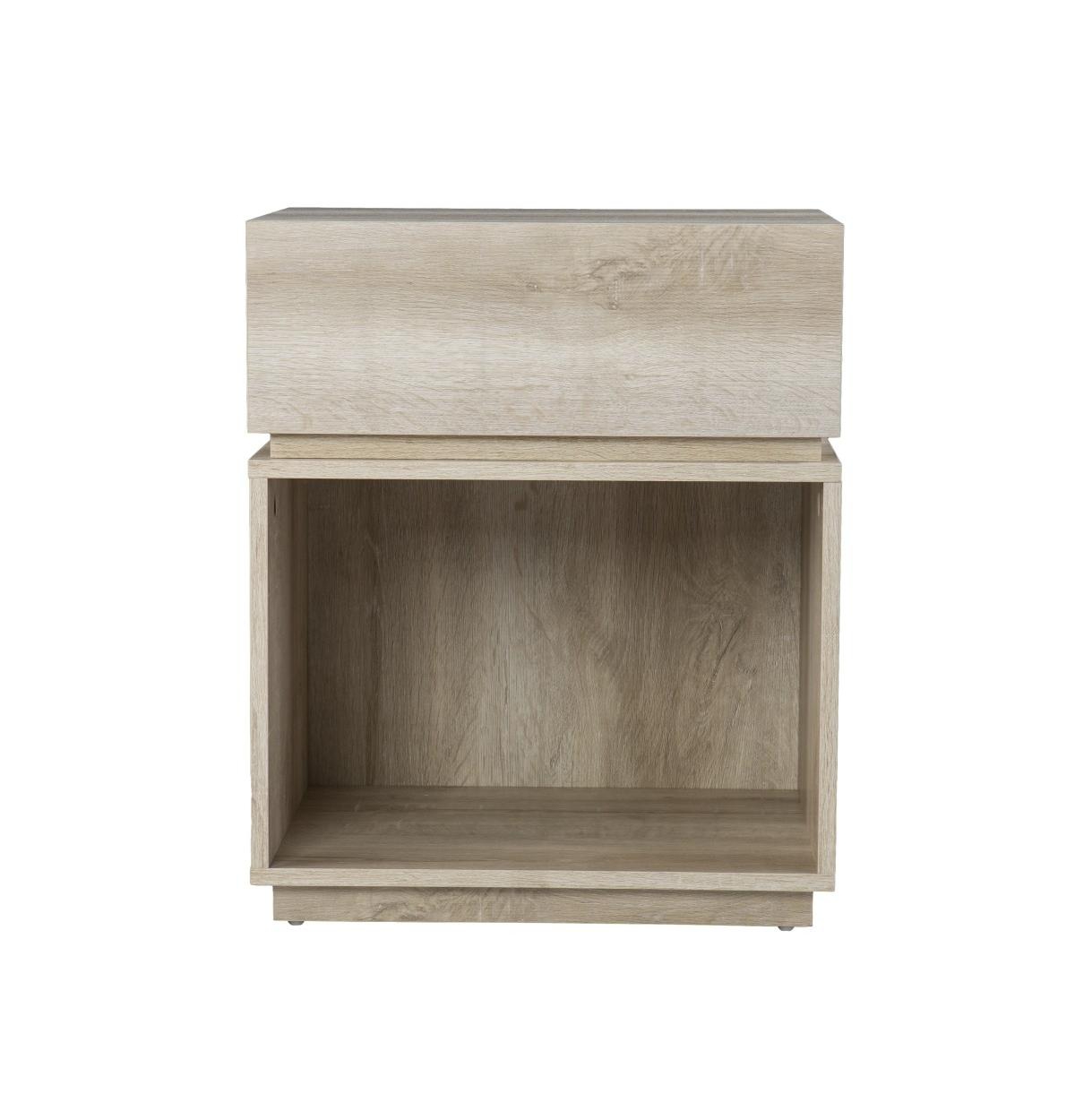Click here for Wood Rectangular End Table with Drawer and Shelf f... prices