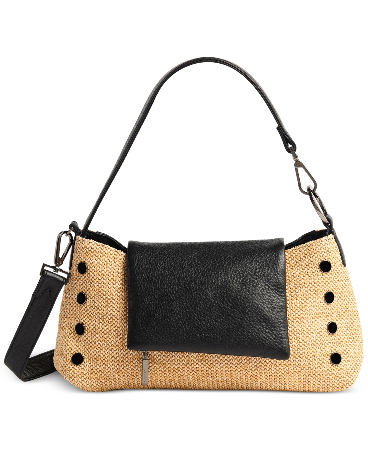 Click here for Hammit Vip Small High Shine Leather Satchel - Chap... prices