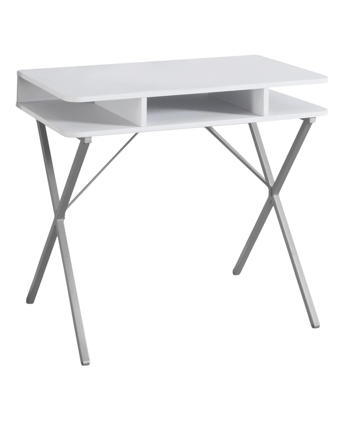 Click here for Modern Computer Desk with Sleek Metal Frame and Wo... prices