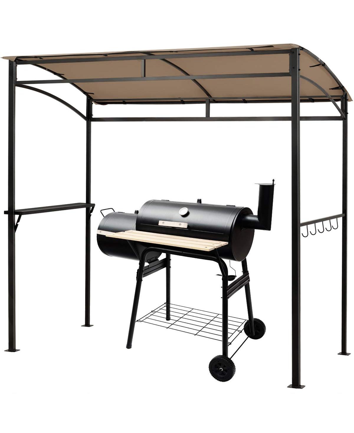 Click here for 7 Feet Grill Gazebo with Serving Shelf and Storage... prices
