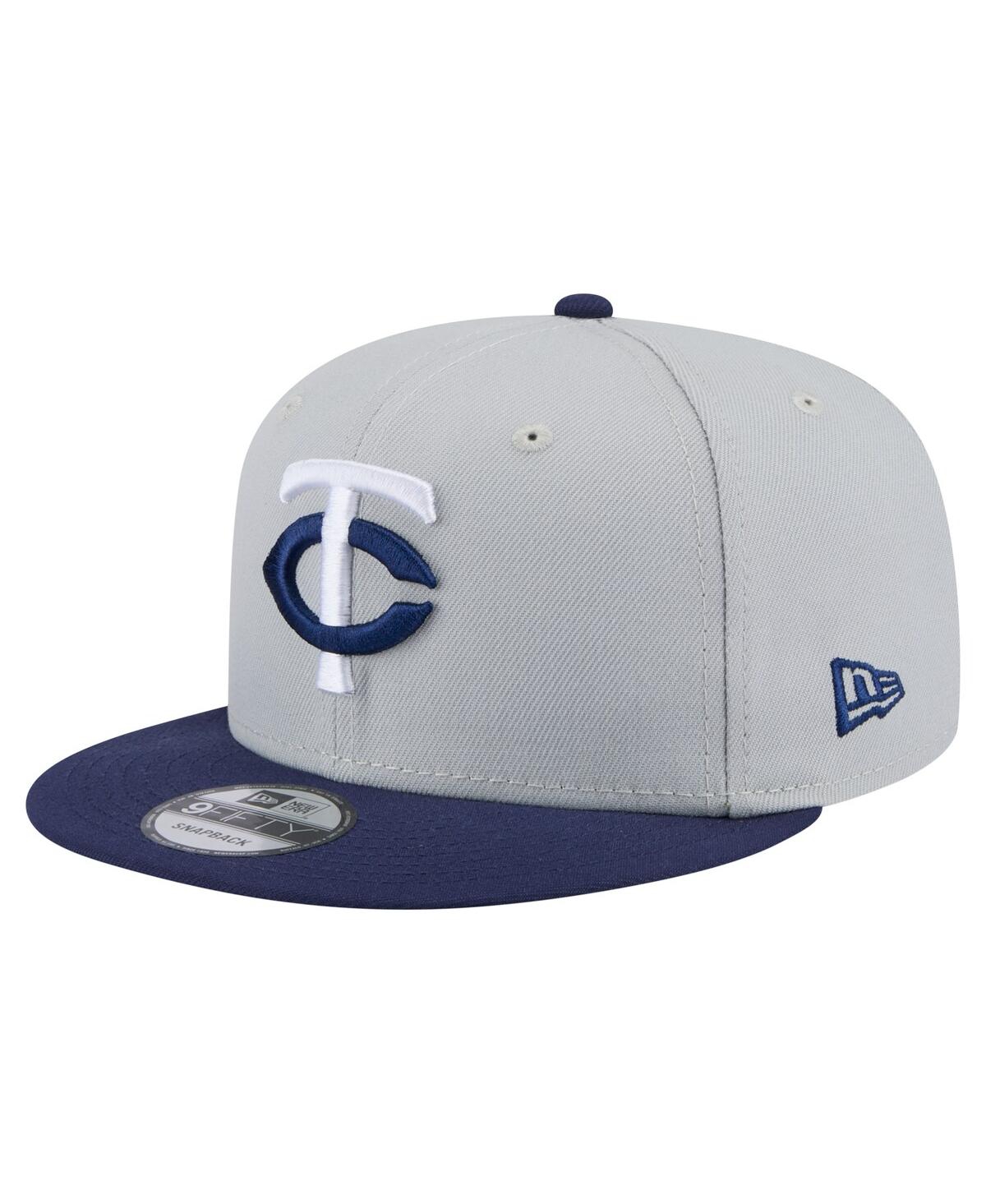 Click here for New Era Mens Gray/Navy Minnesota Twins 2-Tone Colo... prices